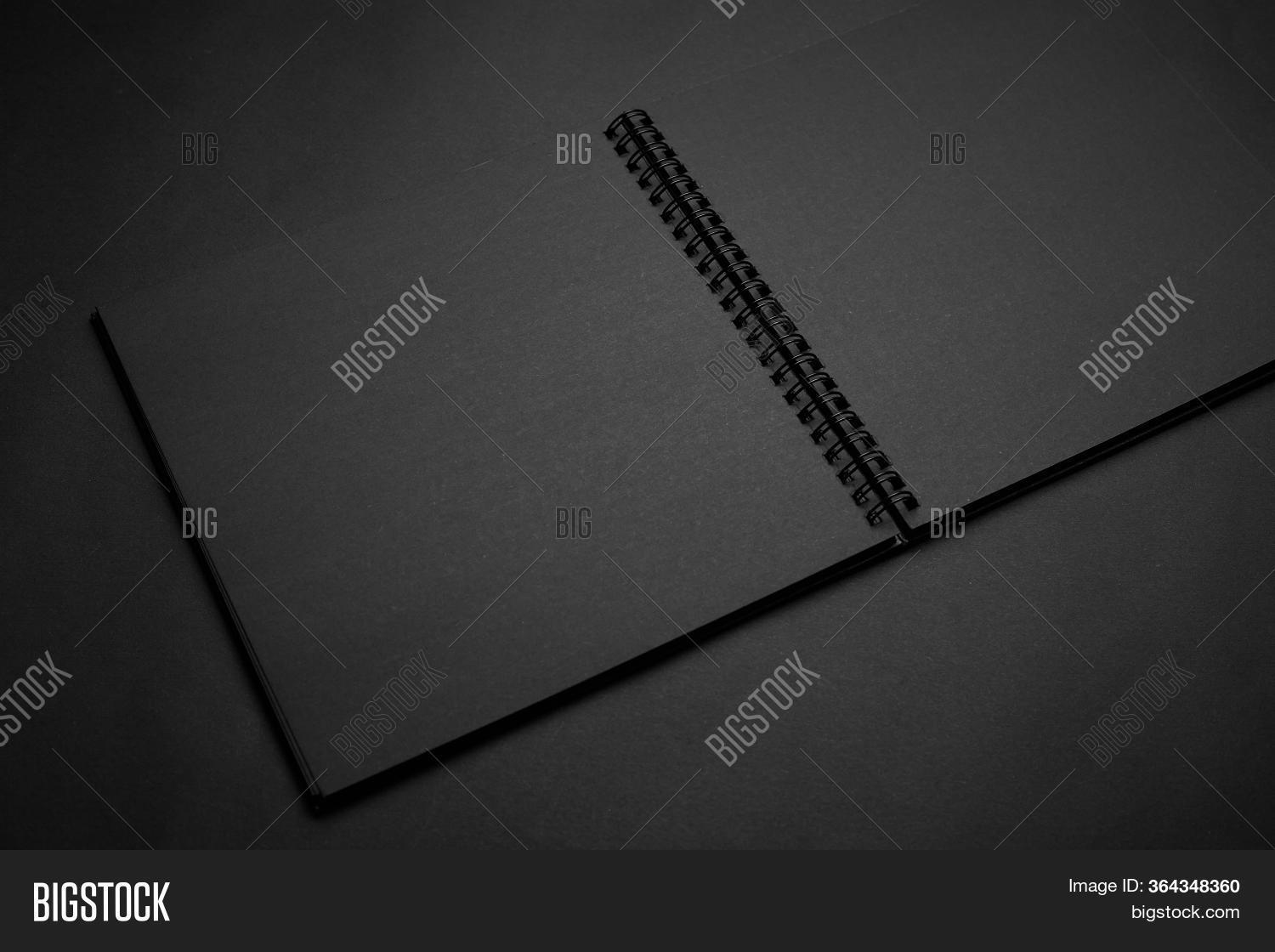 Blank Black Notebook Image & Photo (Free Trial) | Bigstock