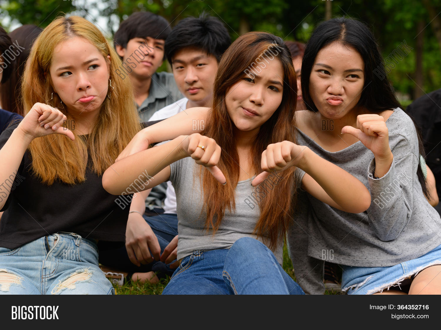 Stressed Young Group Image & Photo (Free Trial) | Bigstock