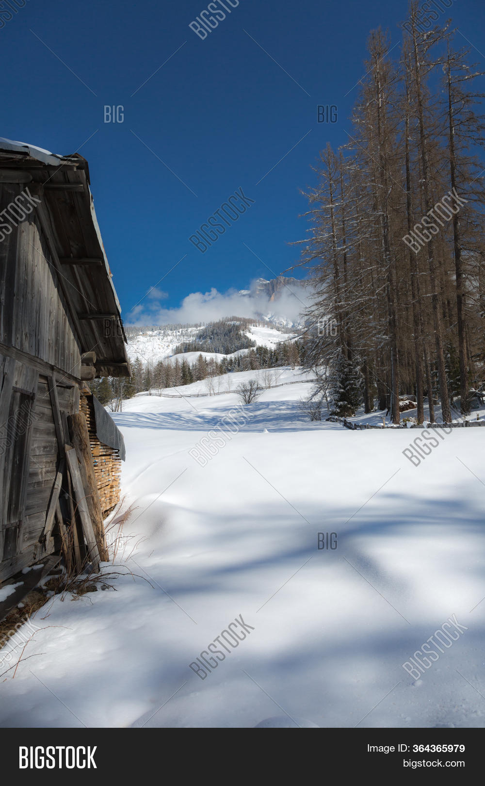 Wooden Shack Winter Image & Photo (Free Trial) | Bigstock