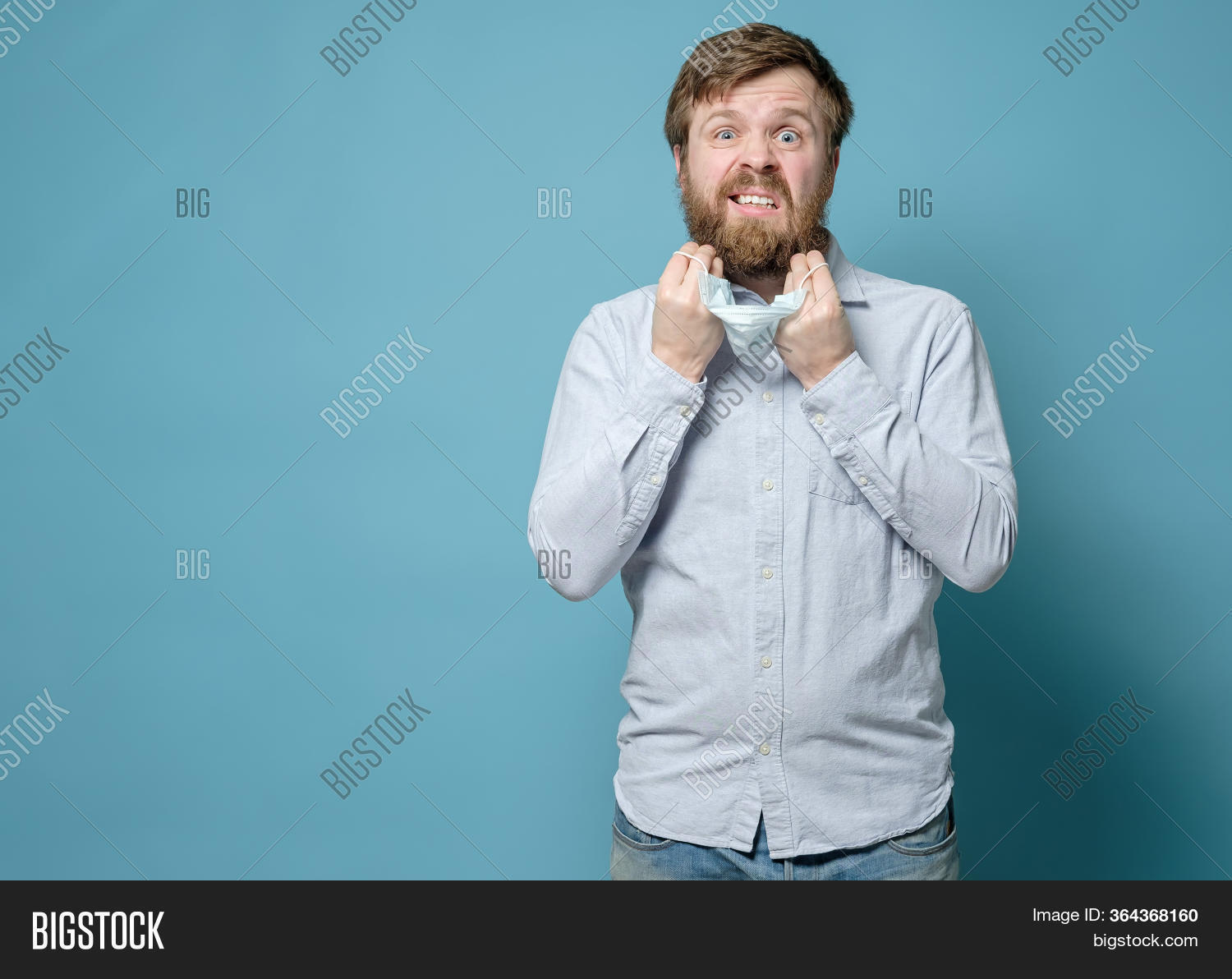 Man Alarmed That Image & Photo (Free Trial) | Bigstock