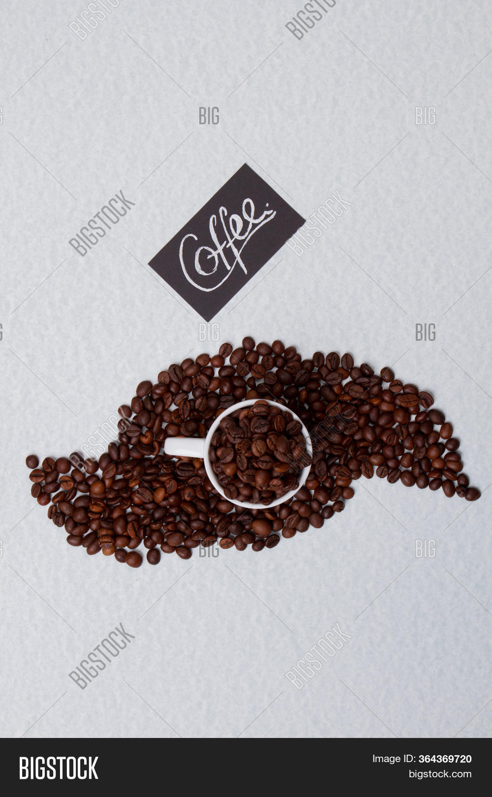 Overfilled Cup Coffee Image & Photo (Free Trial) | Bigstock