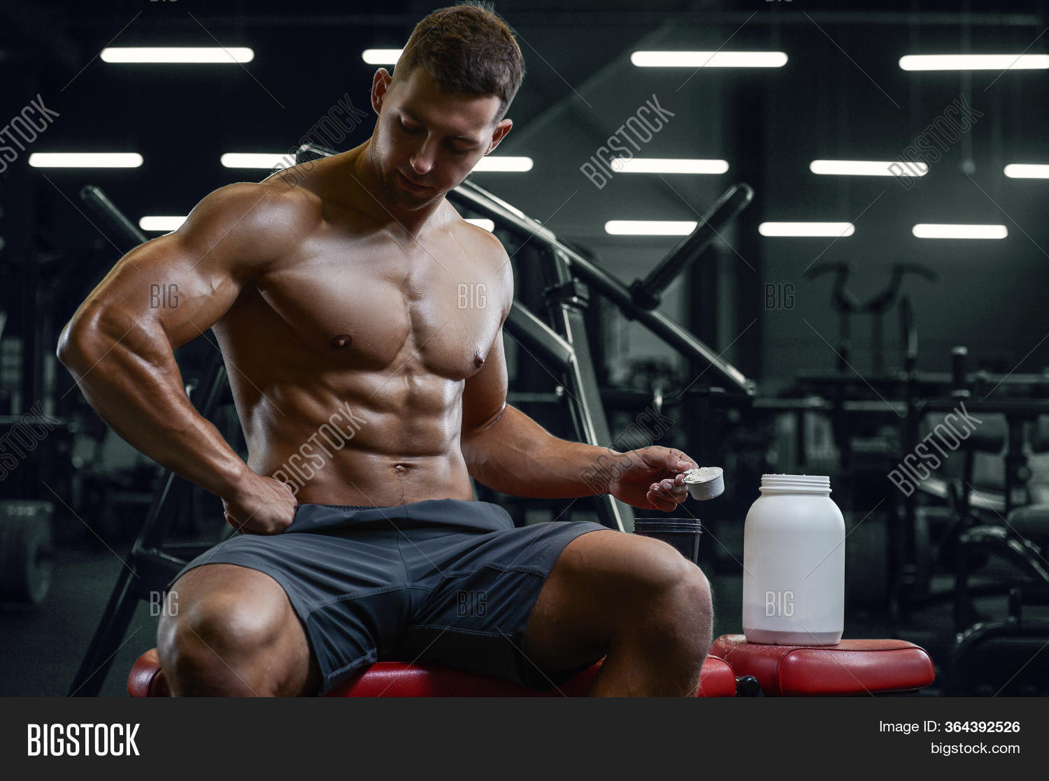 Bodybuilder Protein Image & Photo (Free Trial) | Bigstock