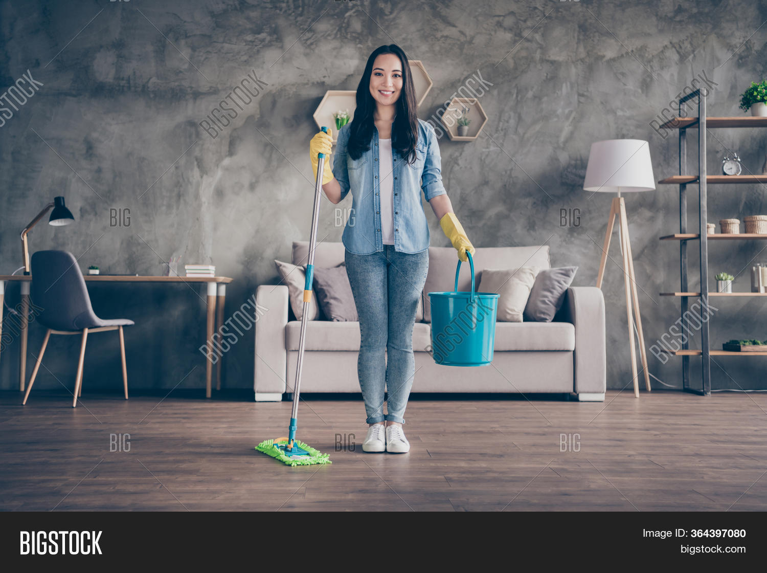 Cleaning Working Image & Photo (Free Trial) | Bigstock
