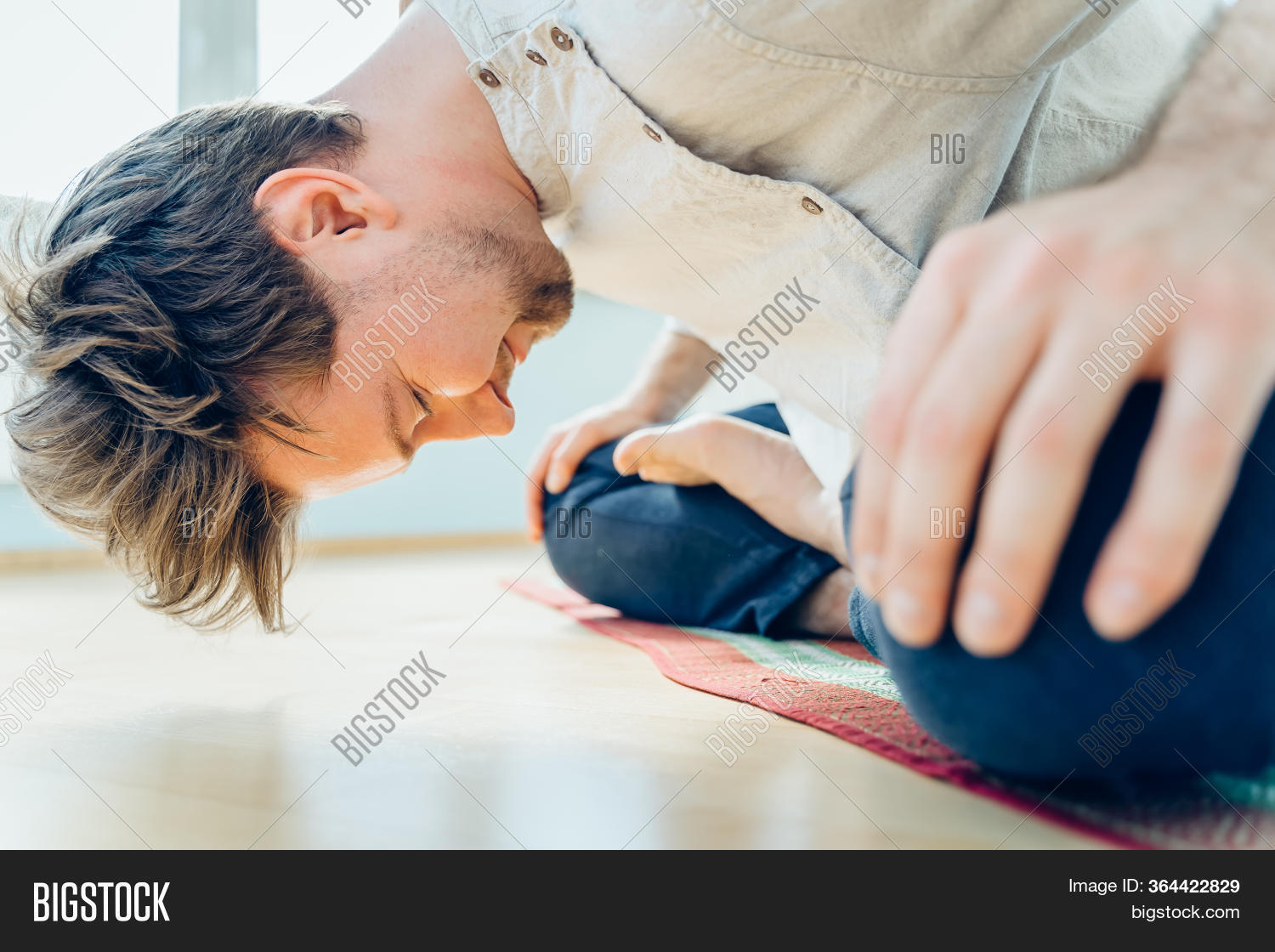Man Practice Yoga. Image & Photo (Free Trial) | Bigstock