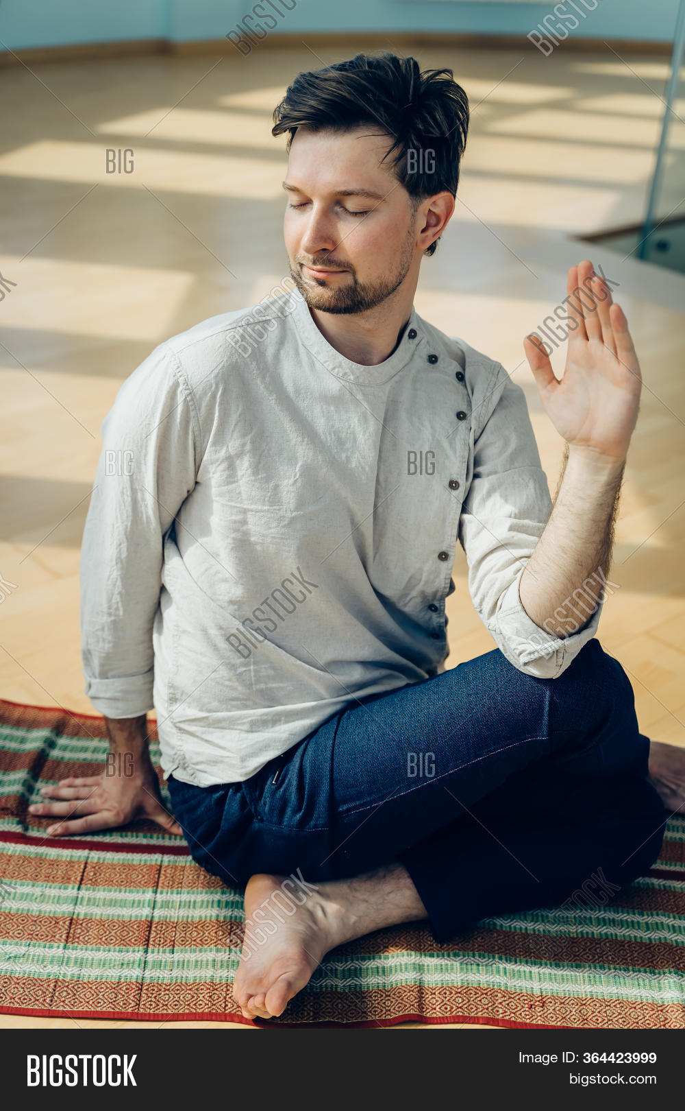 Man Practice Yoga. Image & Photo (Free Trial) | Bigstock