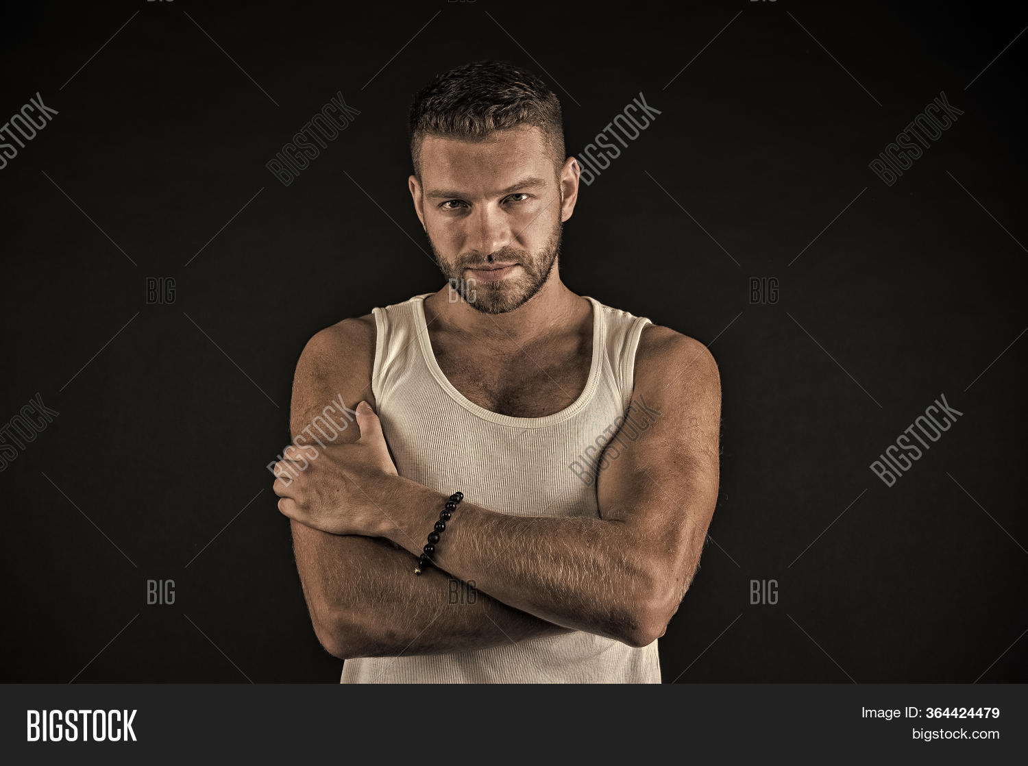 Macho White Vest Image & Photo (Free Trial) | Bigstock