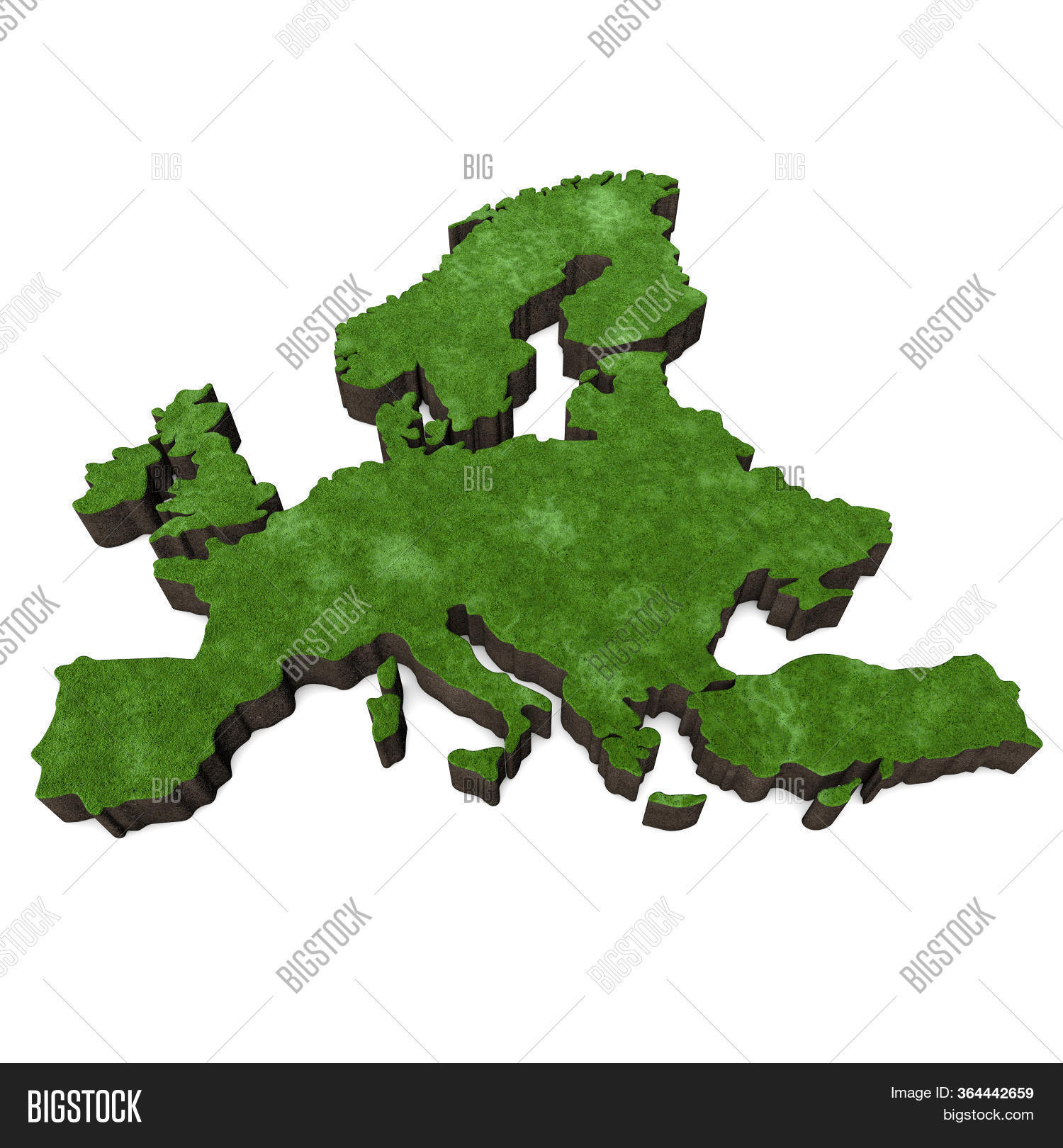 Map Europe Grass Soil Image & Photo (Free Trial) | Bigstock
