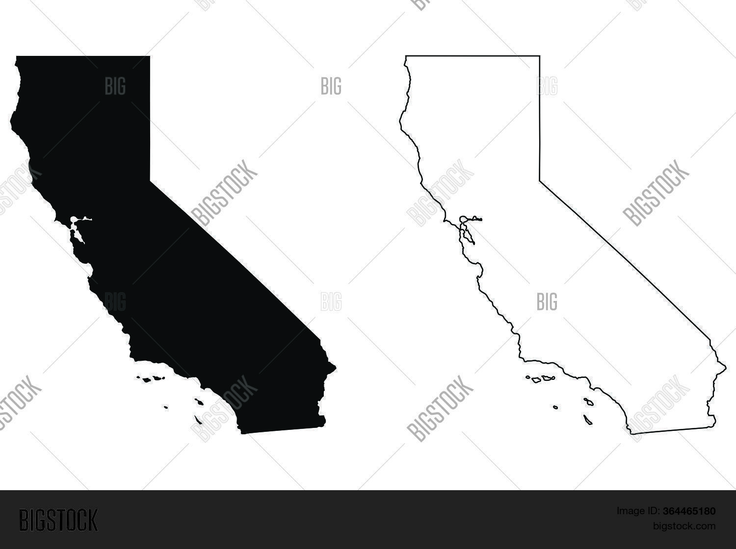 California Ca State Vector & Photo (Free Trial) | Bigstock