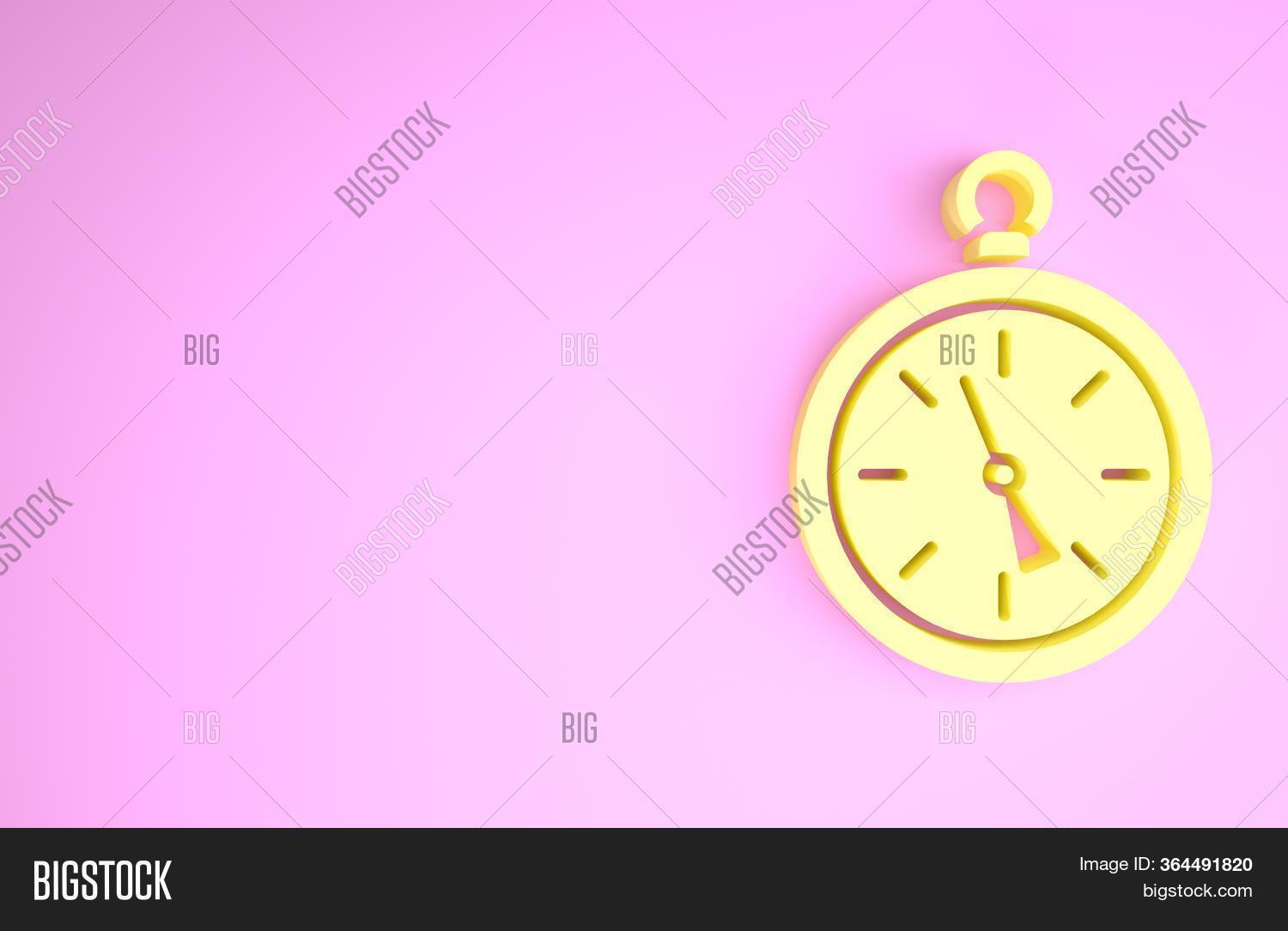 Yellow Compass Icon Image & Photo (Free Trial) | Bigstock