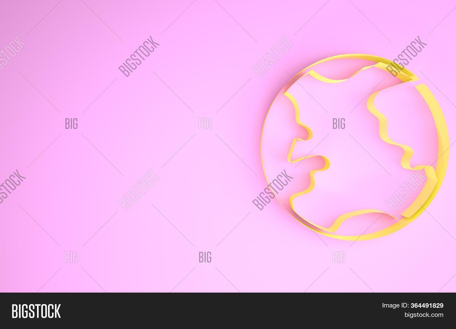 Yellow Earth Globe Image & Photo (Free Trial) | Bigstock