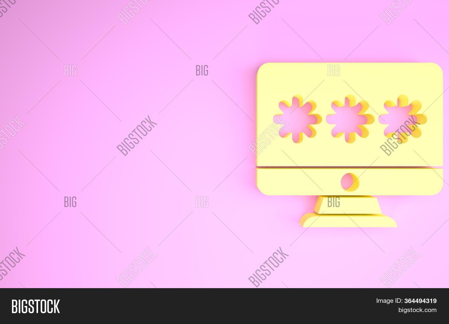 Yellow Monitor Image & Photo (Free Trial) | Bigstock