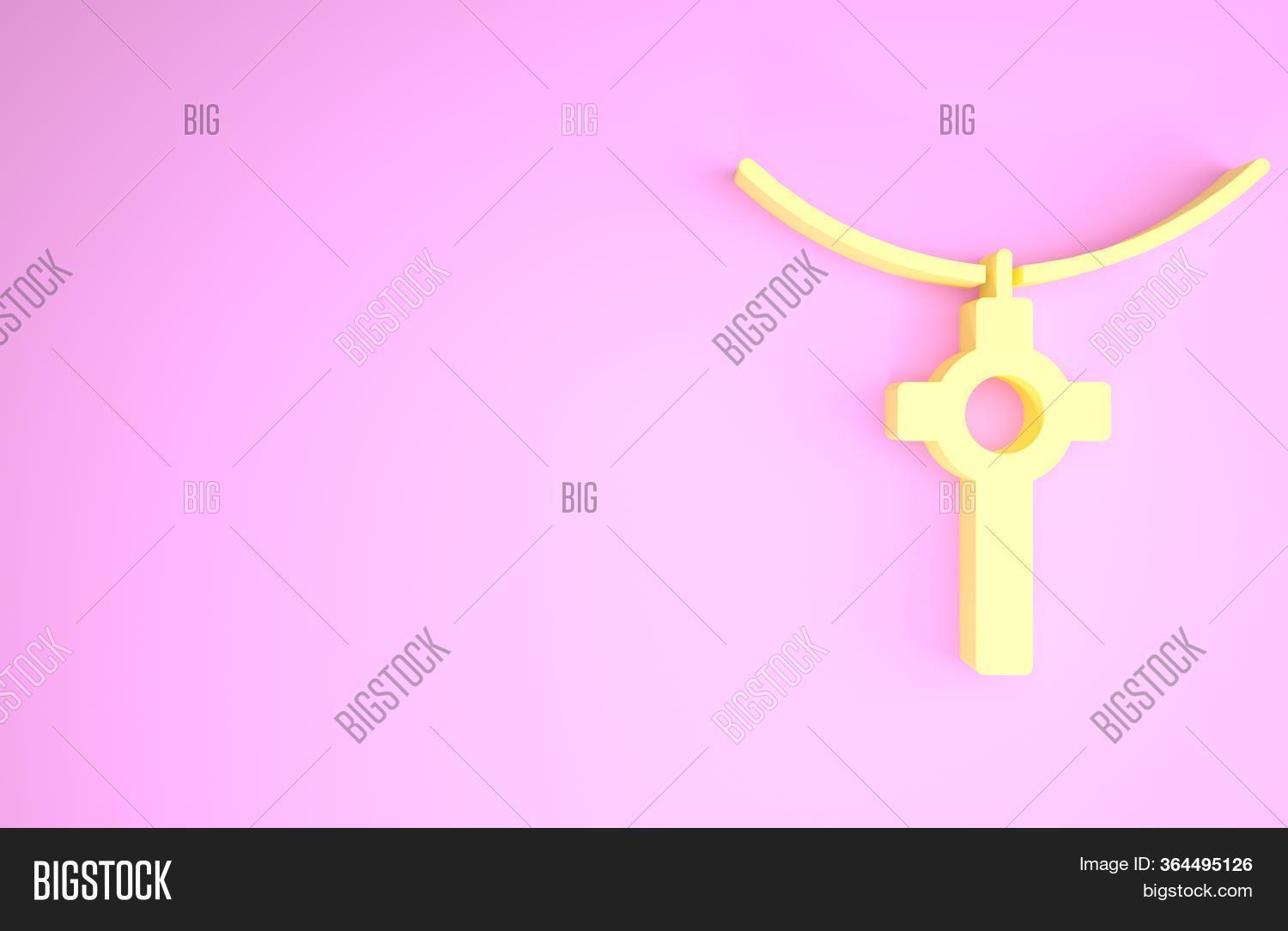 Yellow Christian Cross Image & Photo (Free Trial) | Bigstock