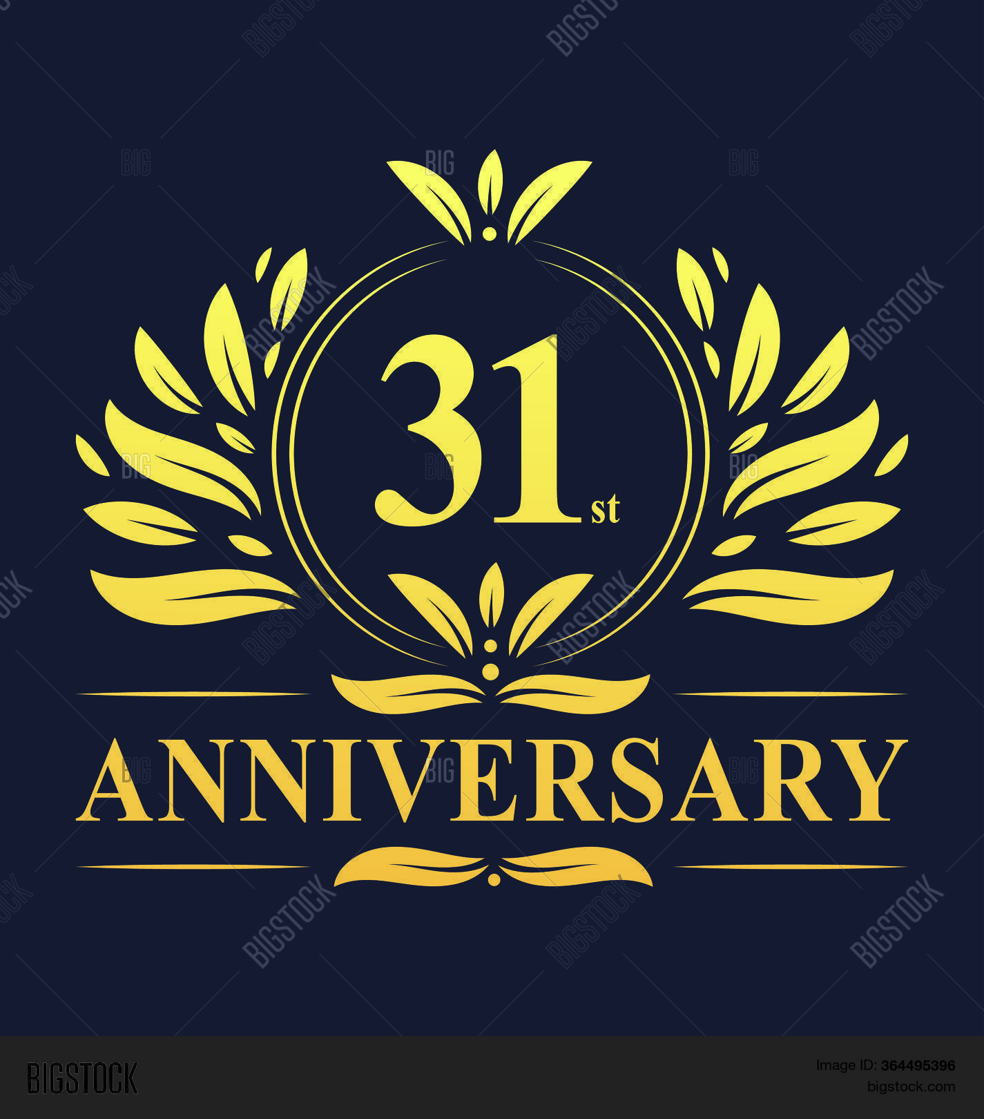31st Anniversary Vector & Photo (Free Trial) | Bigstock