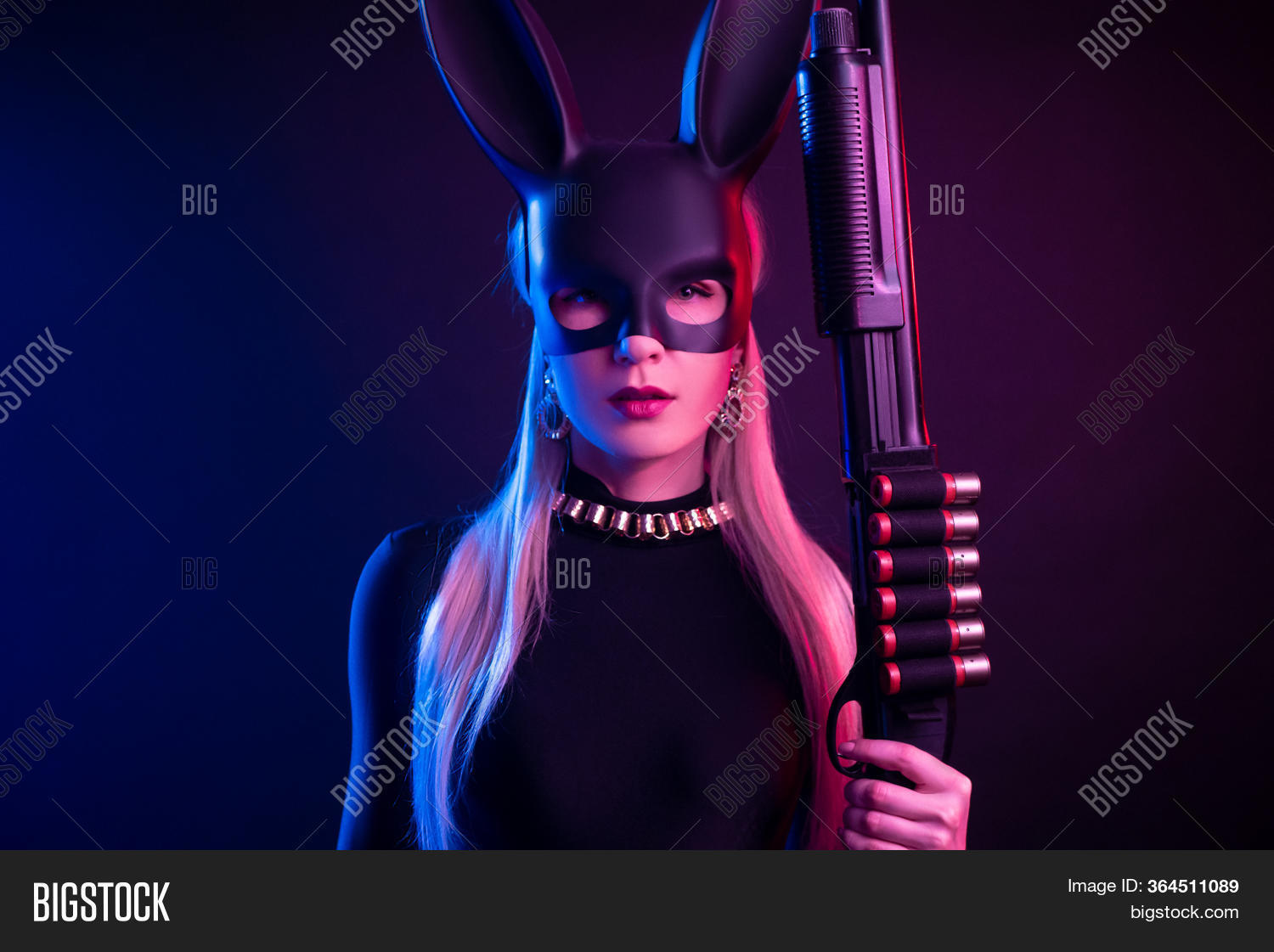 Girl Rabbit Mask Image & Photo (Free Trial) | Bigstock
