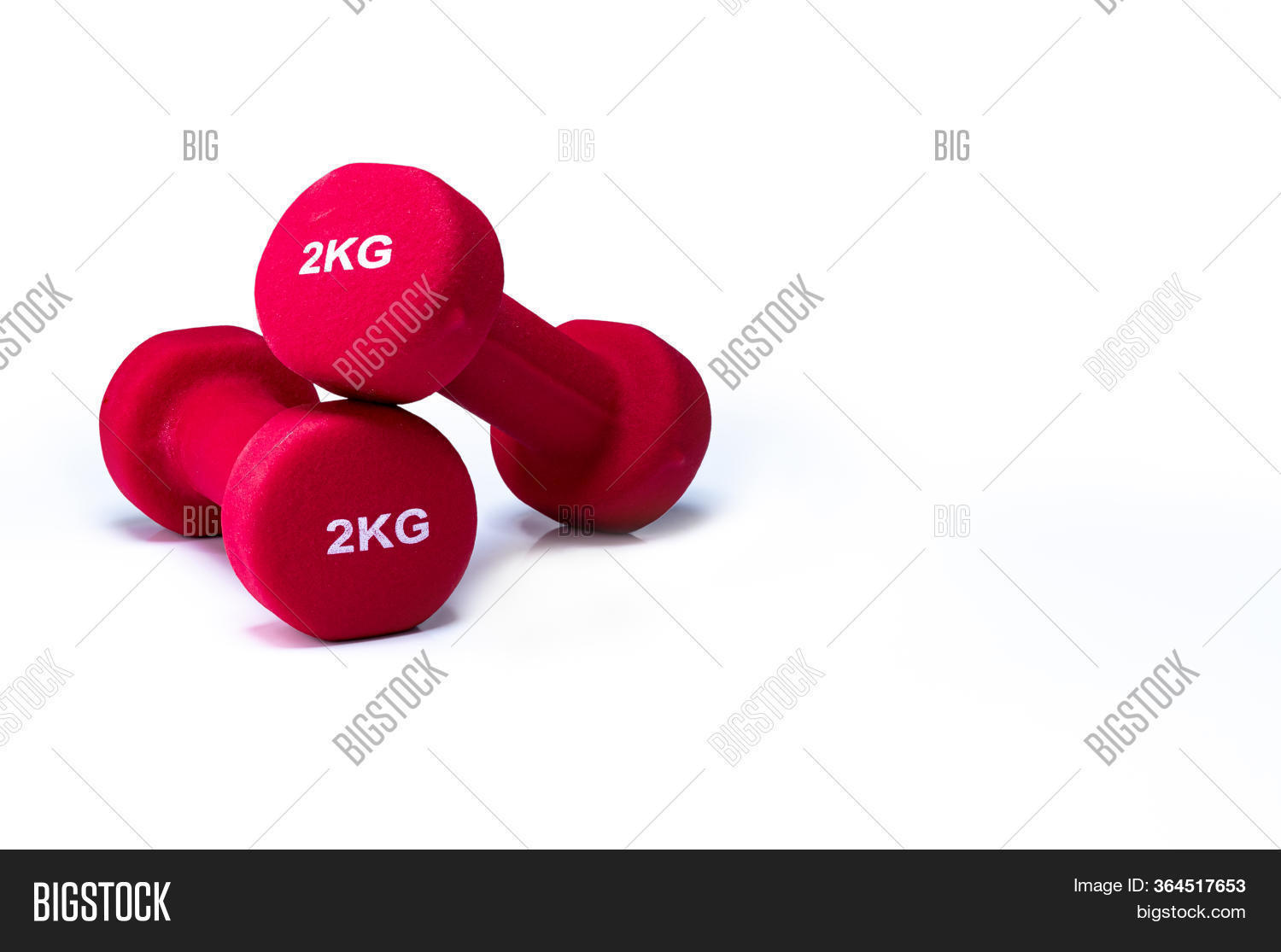 Set Red Dumbbells Image & Photo (Free Trial) | Bigstock