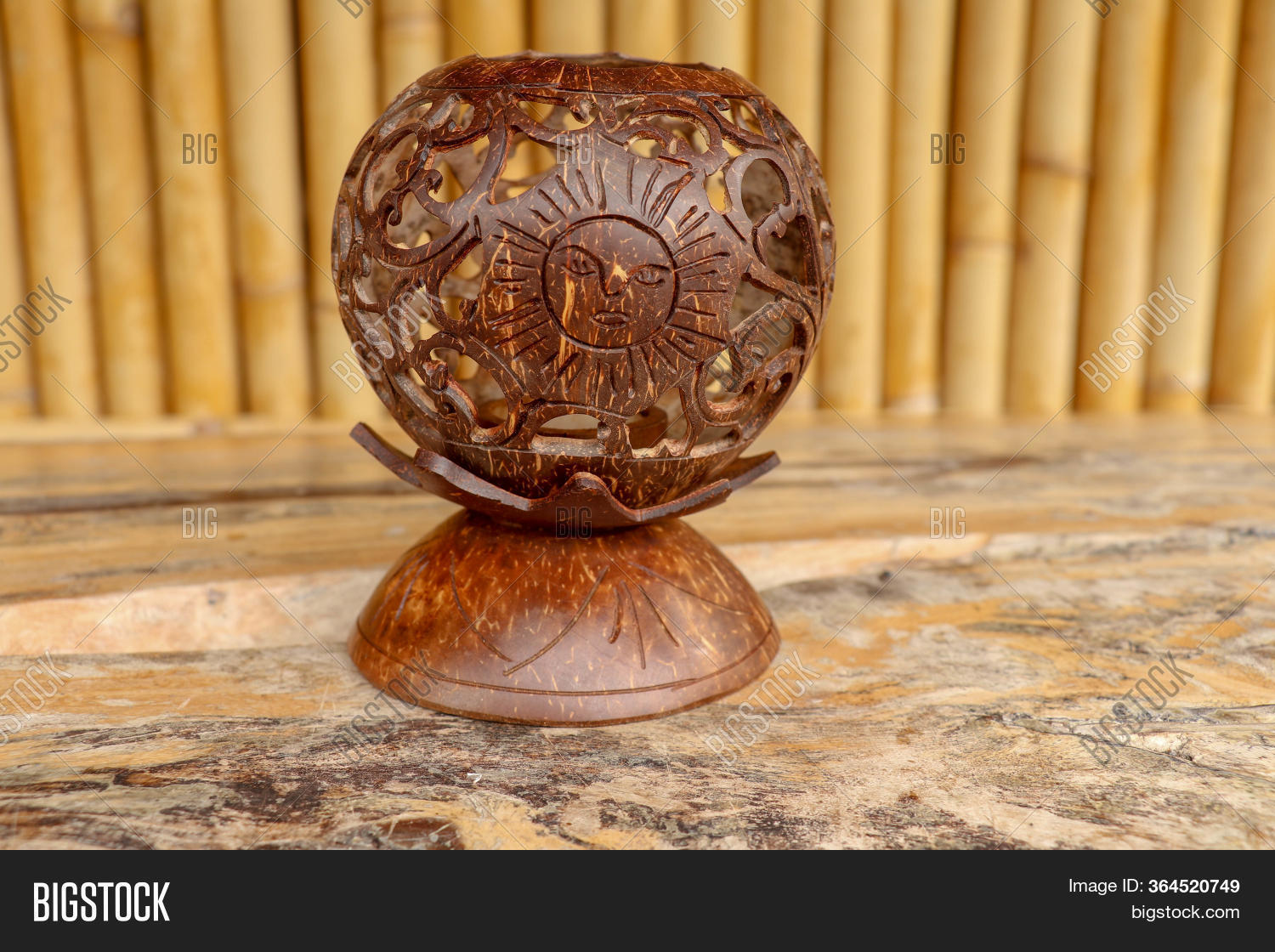 Coconut Shell Carving Image & Photo (Free Trial) | Bigstock