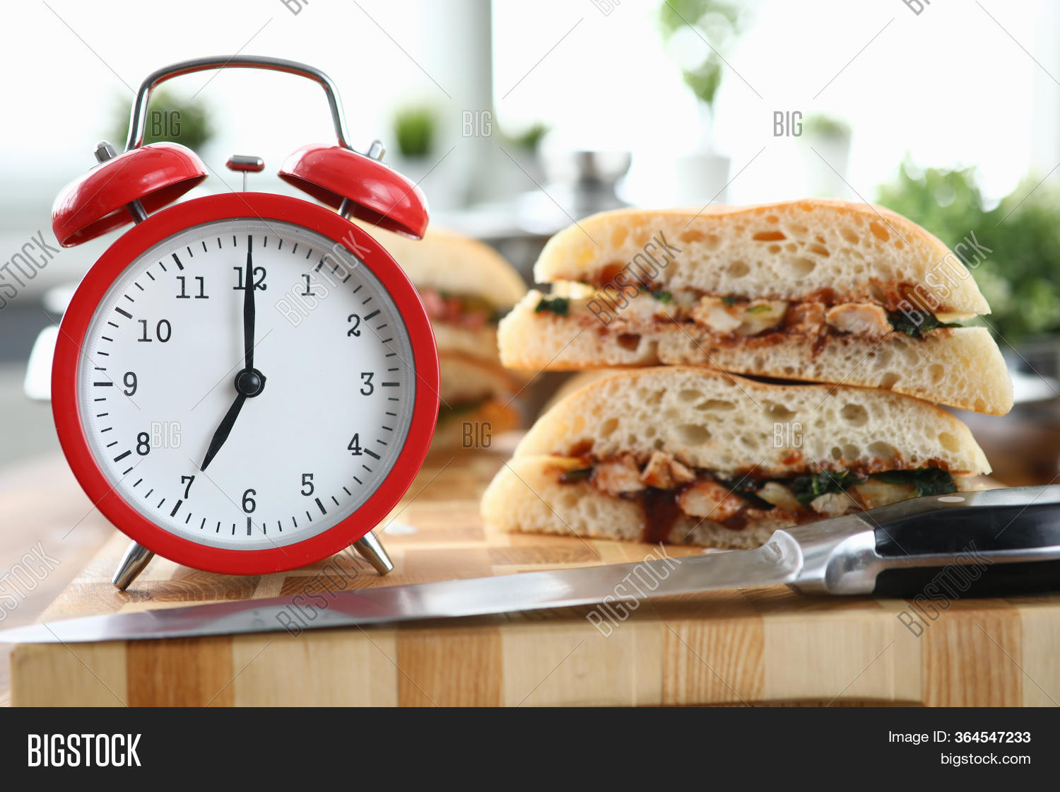 Close- Red Clock Image & Photo (Free Trial) | Bigstock