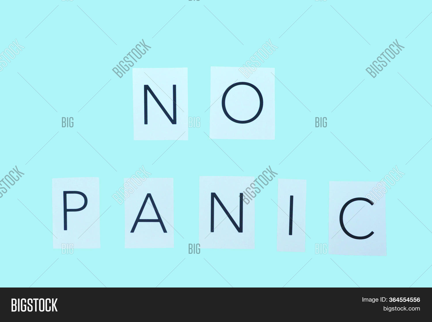 Text No Panic On White Image & Photo (Free Trial) | Bigstock
