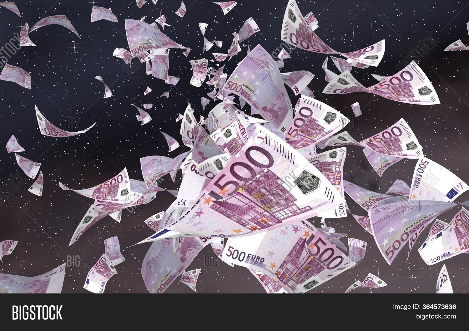 Flying Euro Banknotes Image & Photo (Free Trial) | Bigstock