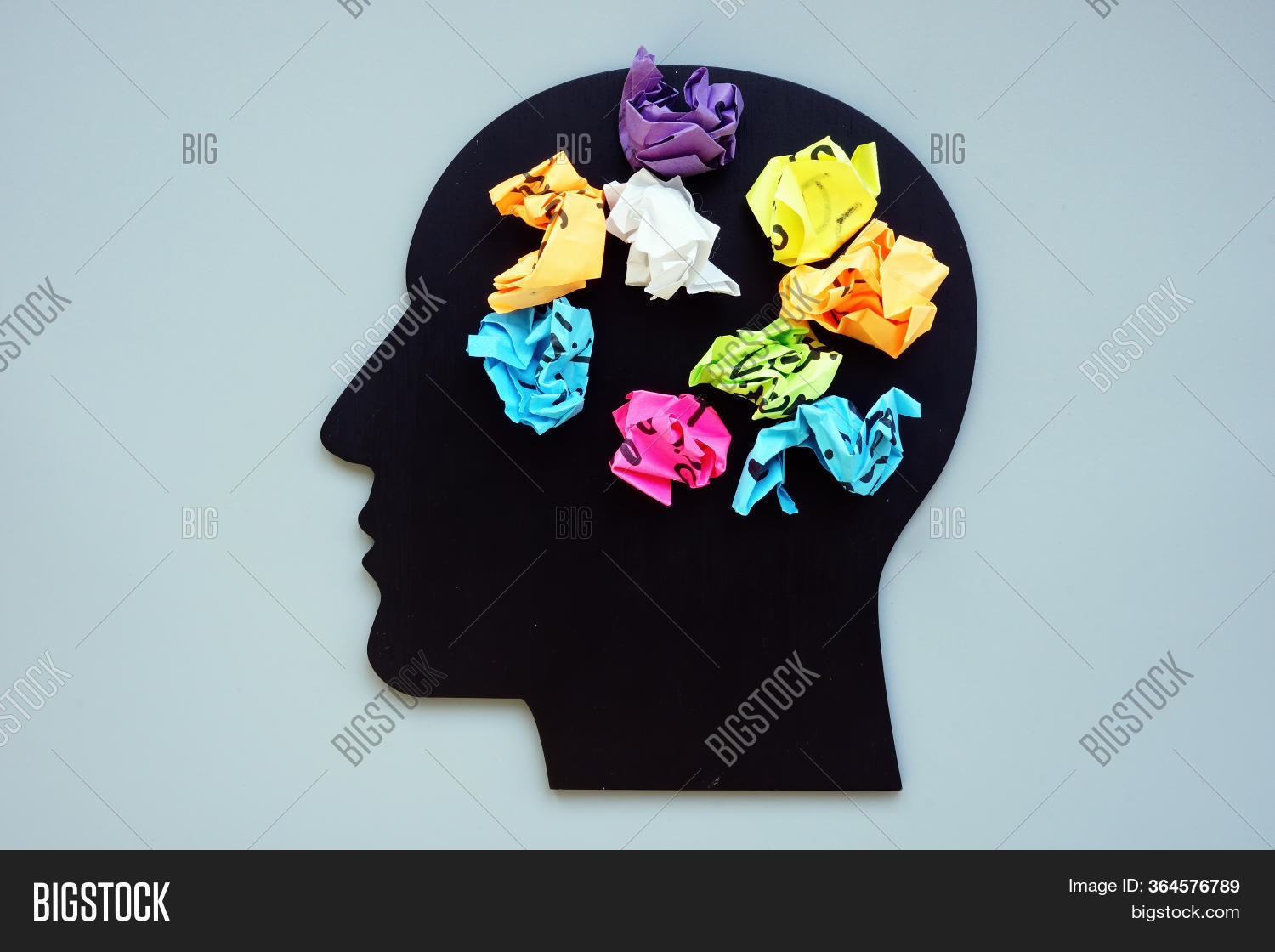 Head Shape Colorful Image & Photo (Free Trial) | Bigstock