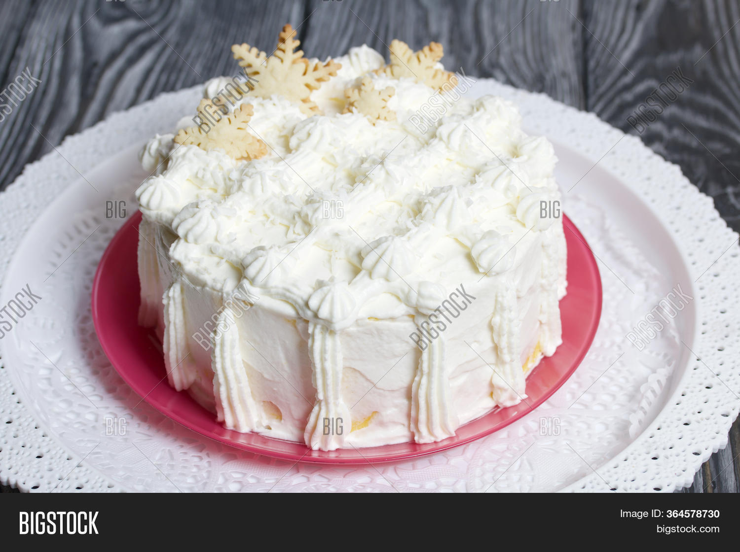 Cake Decorated Cream Image & Photo (Free Trial) | Bigstock
