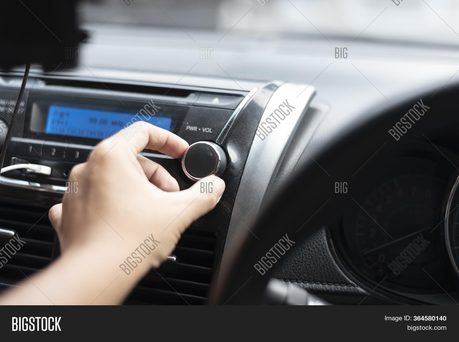 Driver Adjusting Radio Image & Photo (Free Trial) | Bigstock