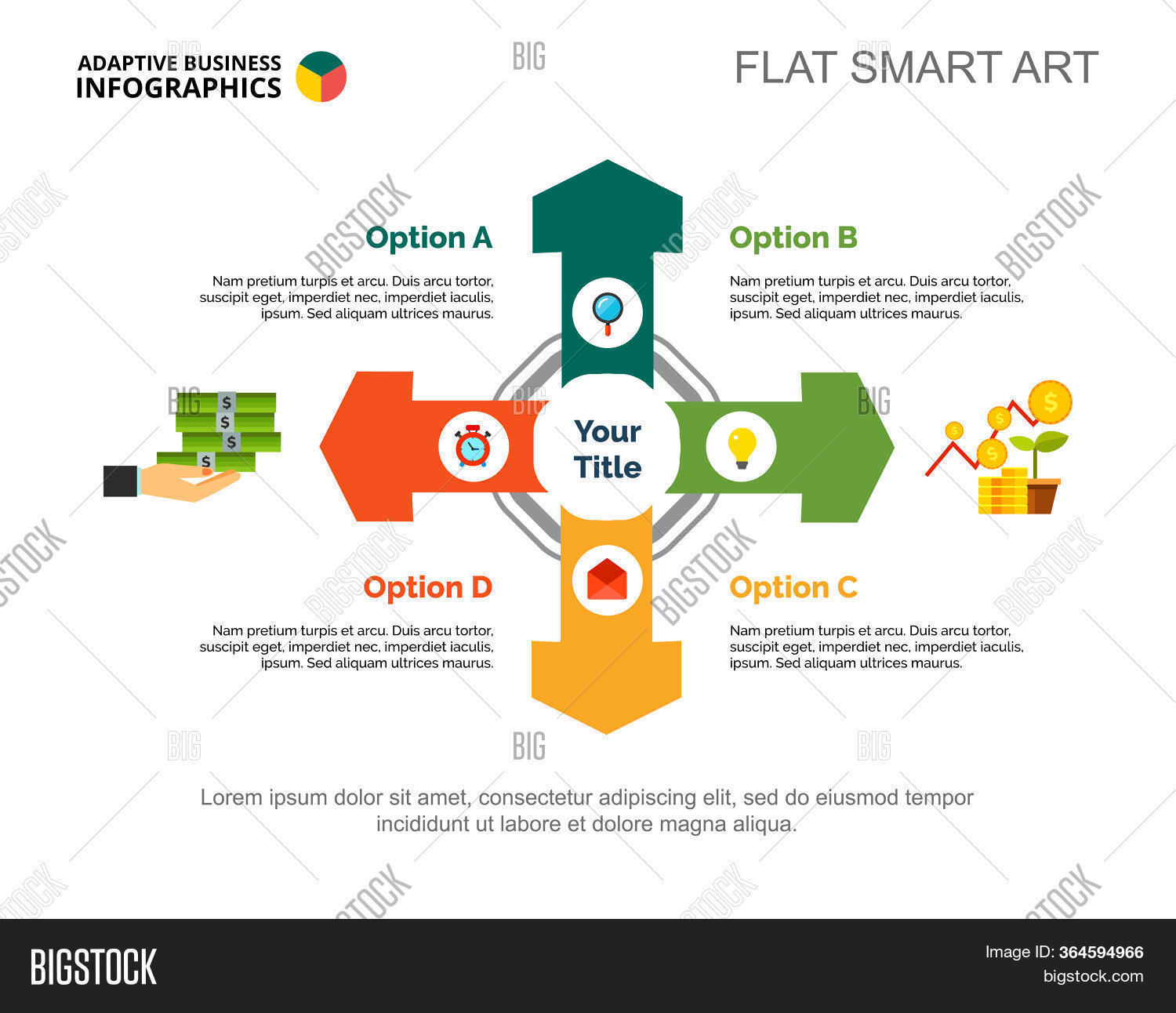 Arrow Chart. Option Image & Photo (Free Trial) | Bigstock