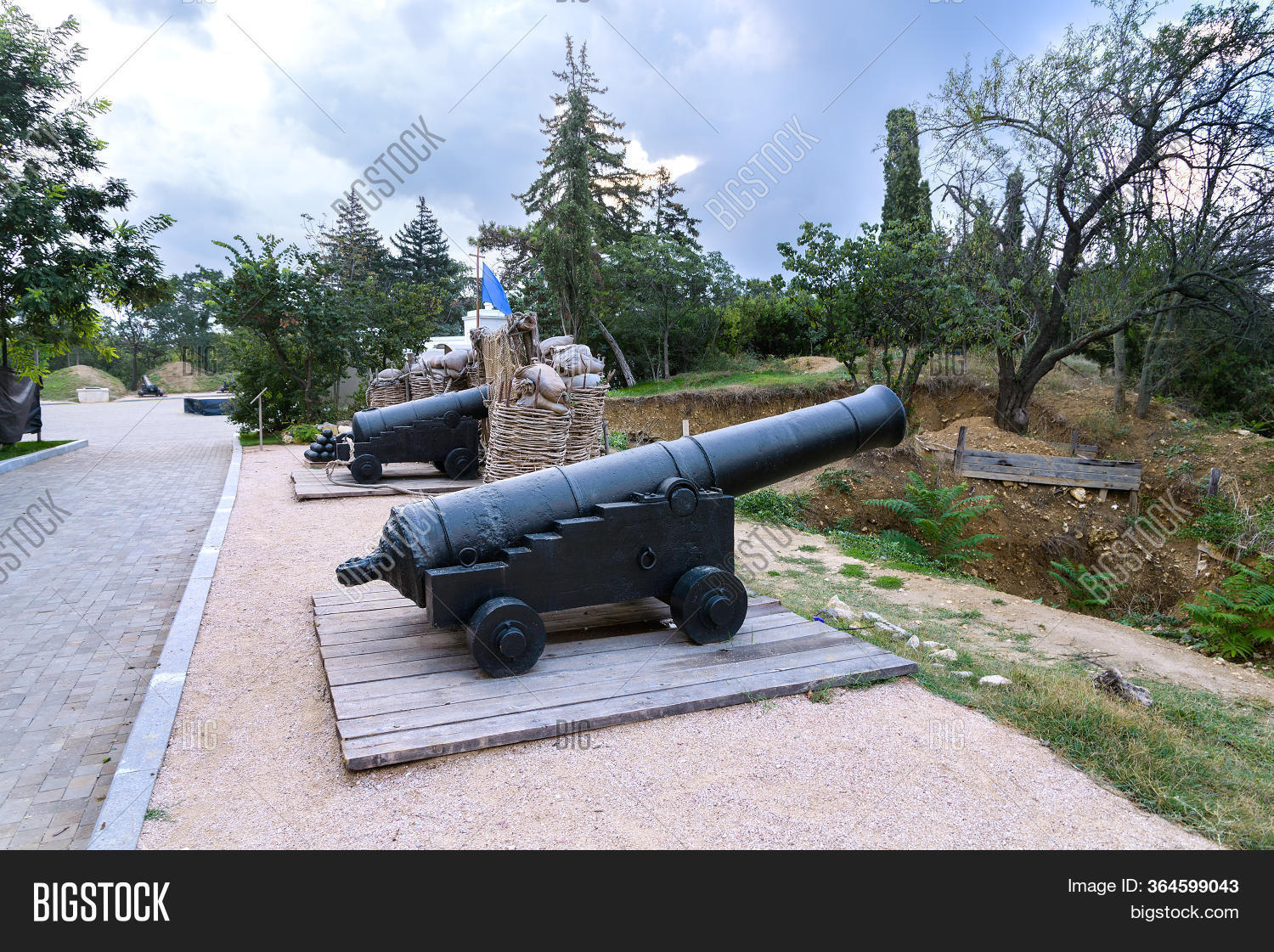 Artillery Positions On Image & Photo (Free Trial) | Bigstock