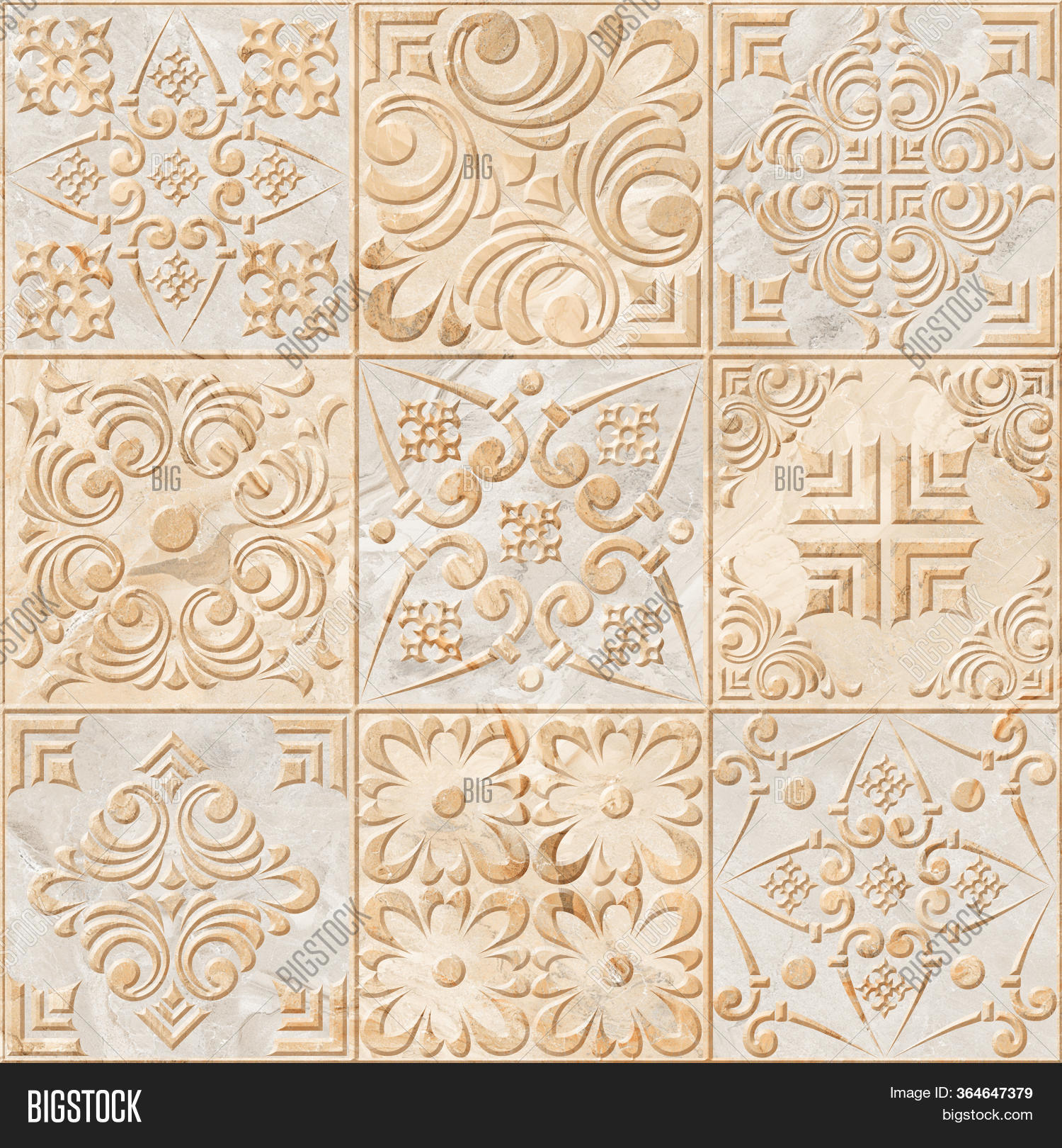 Digital Tiles Design Image & Photo (Free Trial) | Bigstock