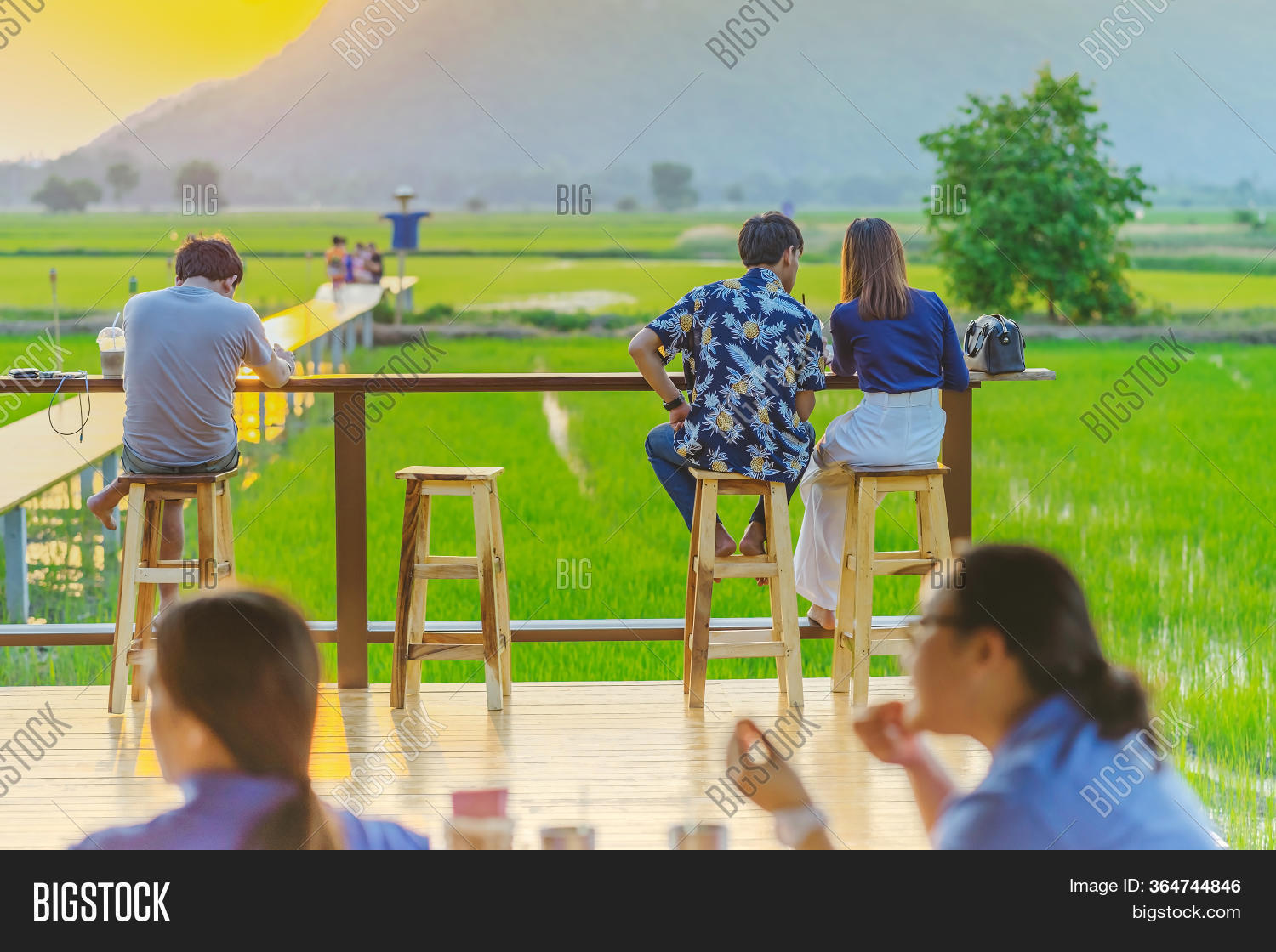 Back View People Sit Image & Photo (Free Trial) | Bigstock