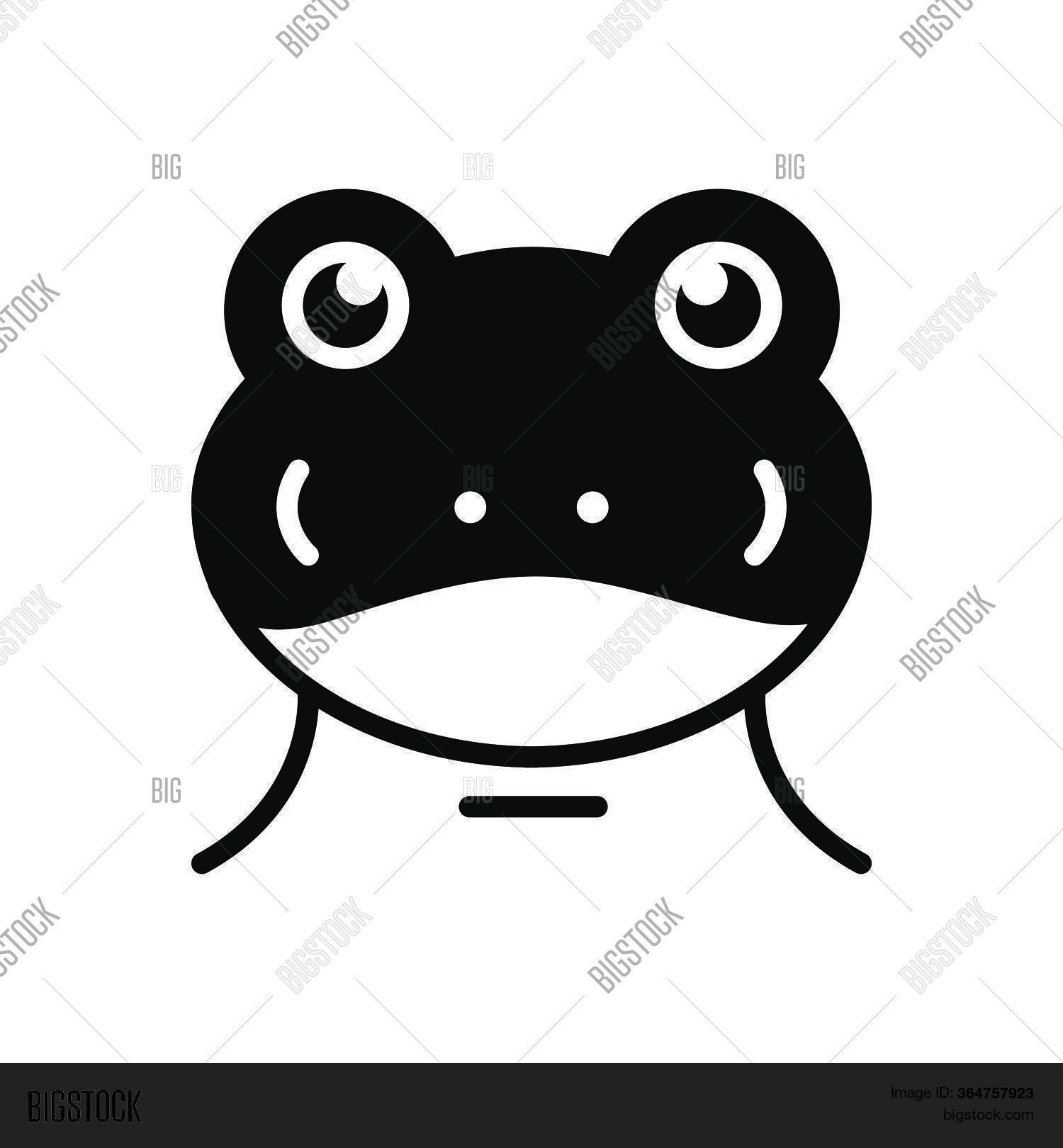 Black Solid Icon Frog Vector & Photo (Free Trial) | Bigstock
