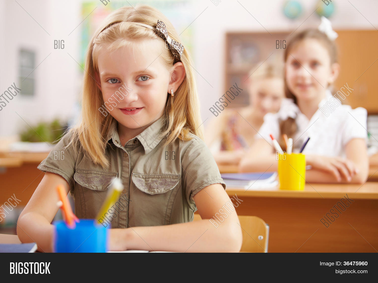 Little Girl Sitting Image & Photo (Free Trial) | Bigstock
