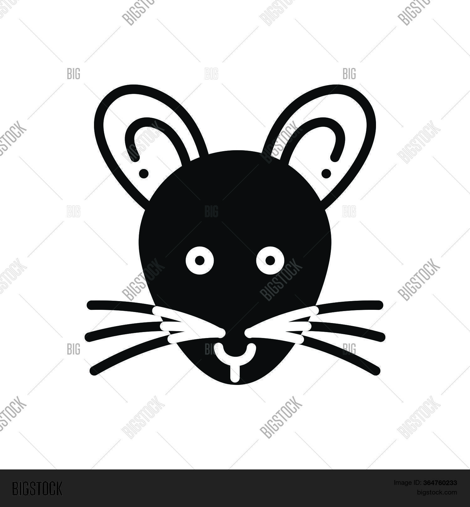 Black Solid Icon Rat Vector & Photo (Free Trial) | Bigstock