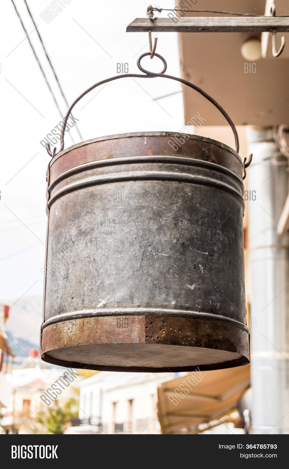 Scrap Bucket Hanging Image & Photo (Free Trial) | Bigstock