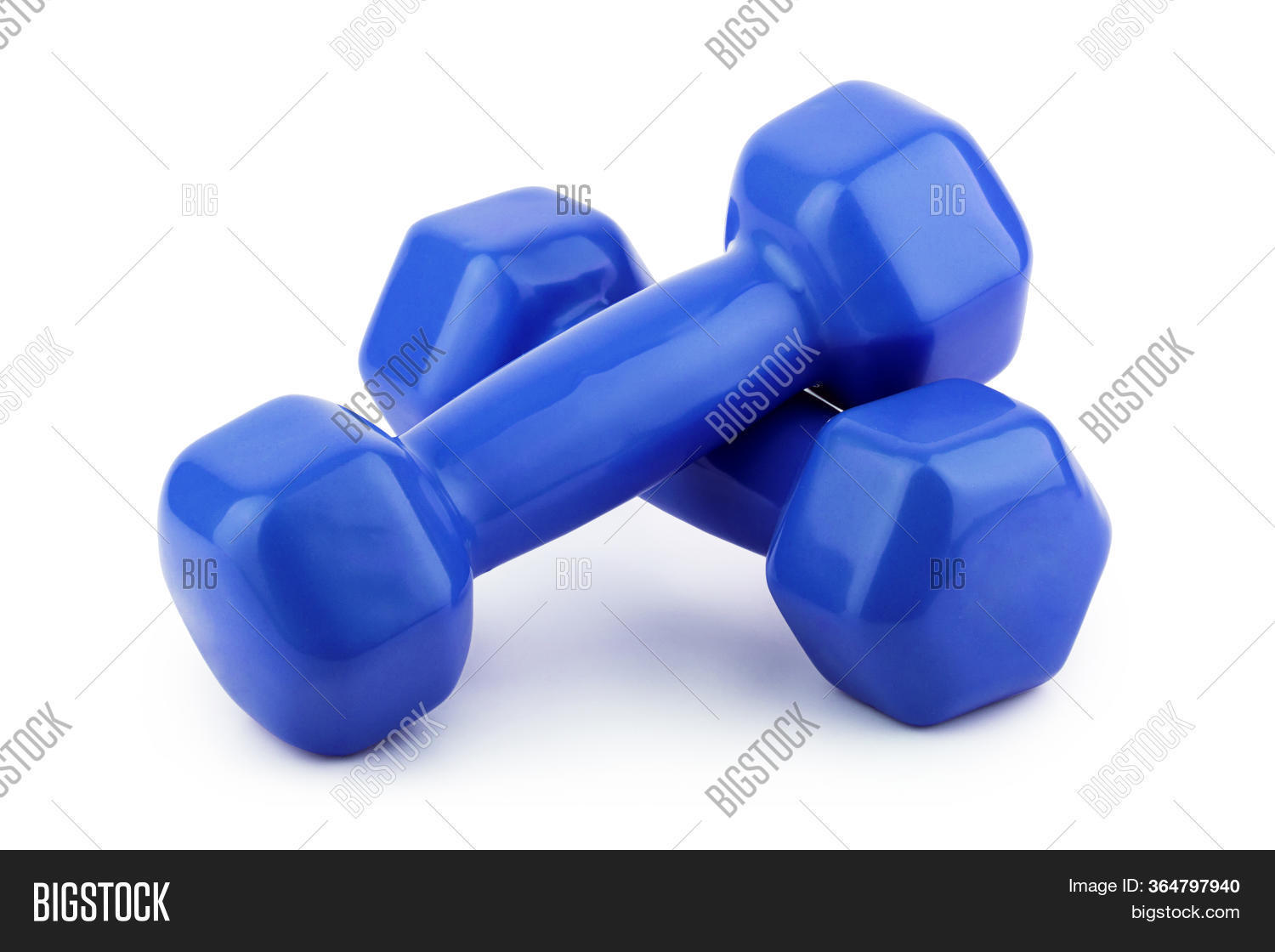 Blue Dumbbells Image & Photo (Free Trial) | Bigstock