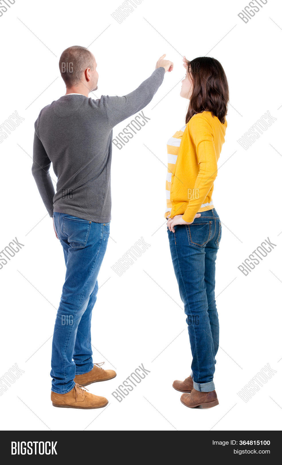 Back View Couple Image & Photo (Free Trial) | Bigstock