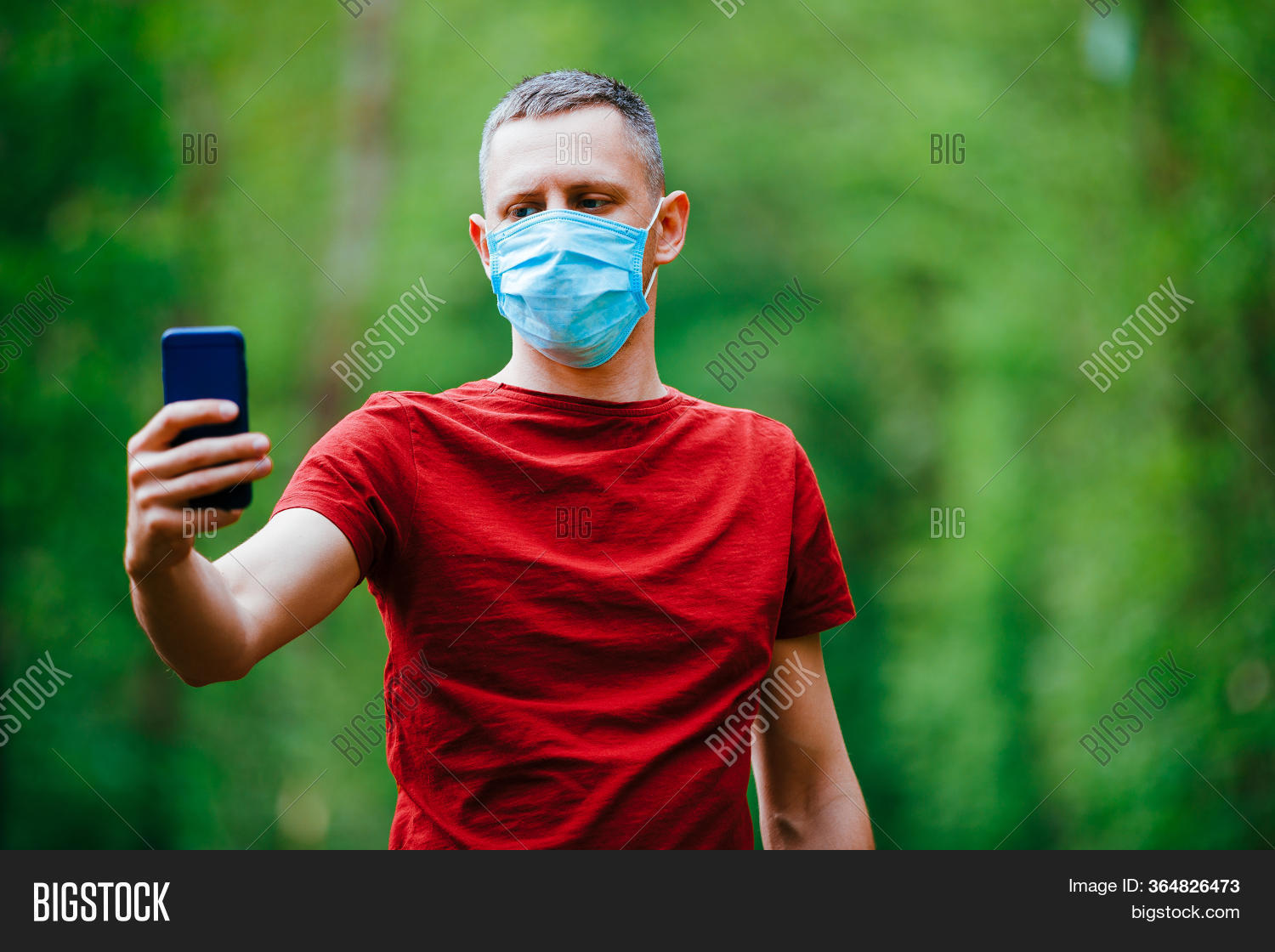 Man Makes Selfie Mask Image & Photo (Free Trial) | Bigstock