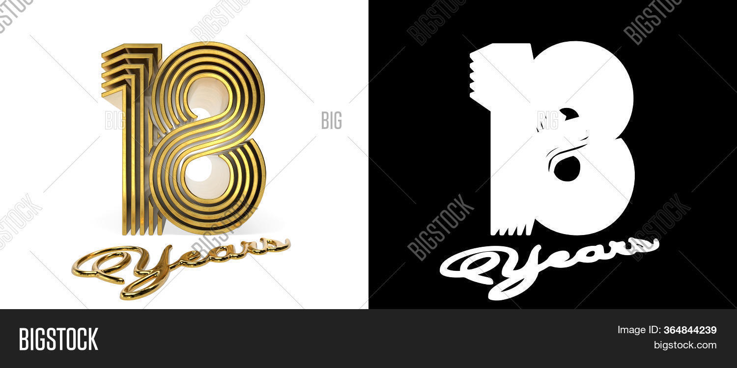 Number 18 (number Image & Photo (Free Trial) | Bigstock