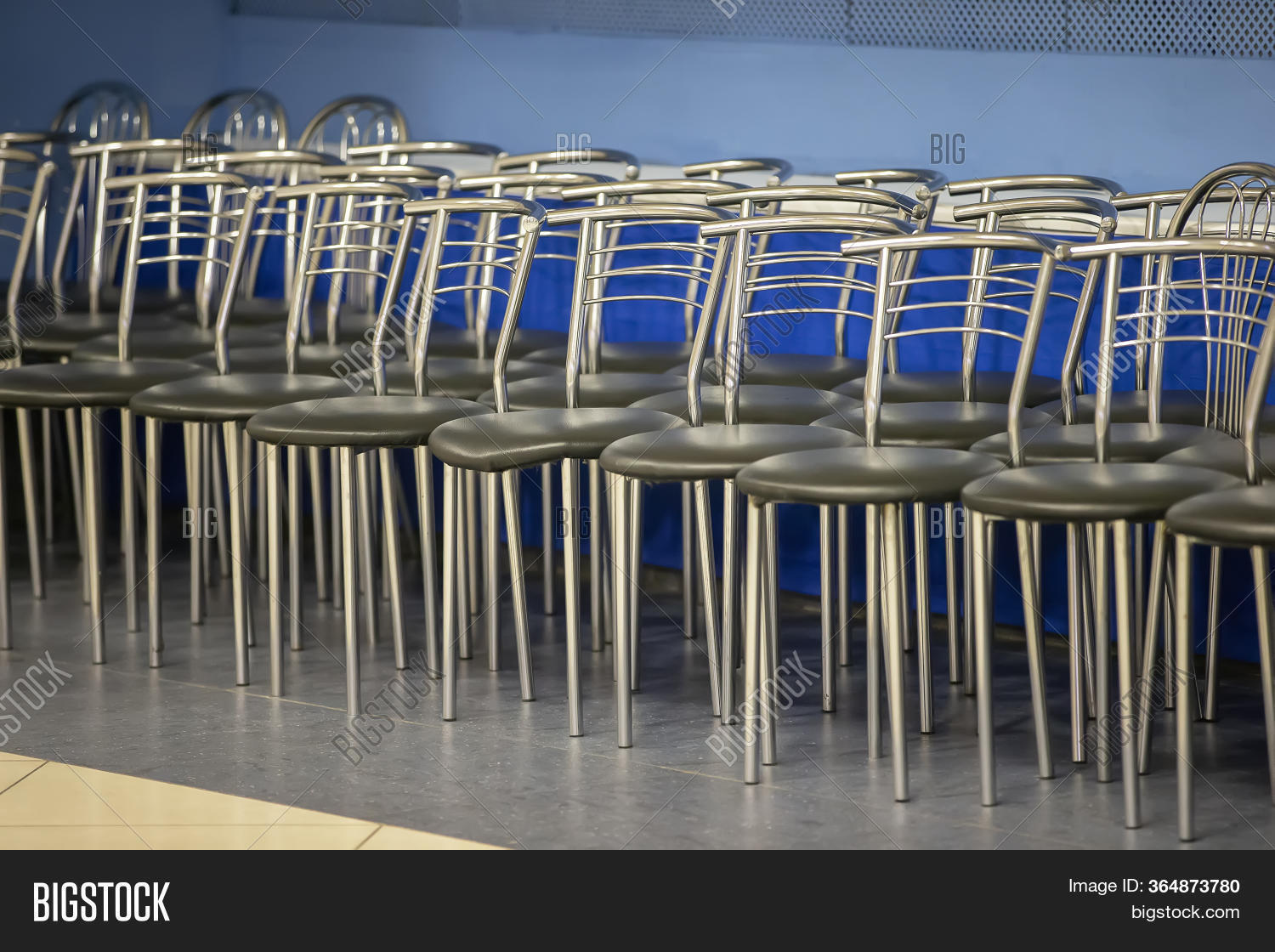Many Chairs Stand Row Image & Photo (Free Trial) | Bigstock