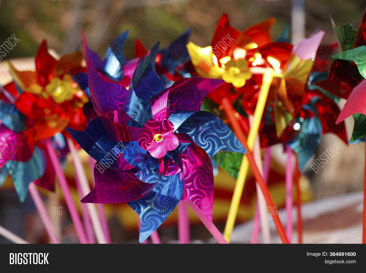Colorful Wind Wheel Image & Photo (Free Trial) | Bigstock
