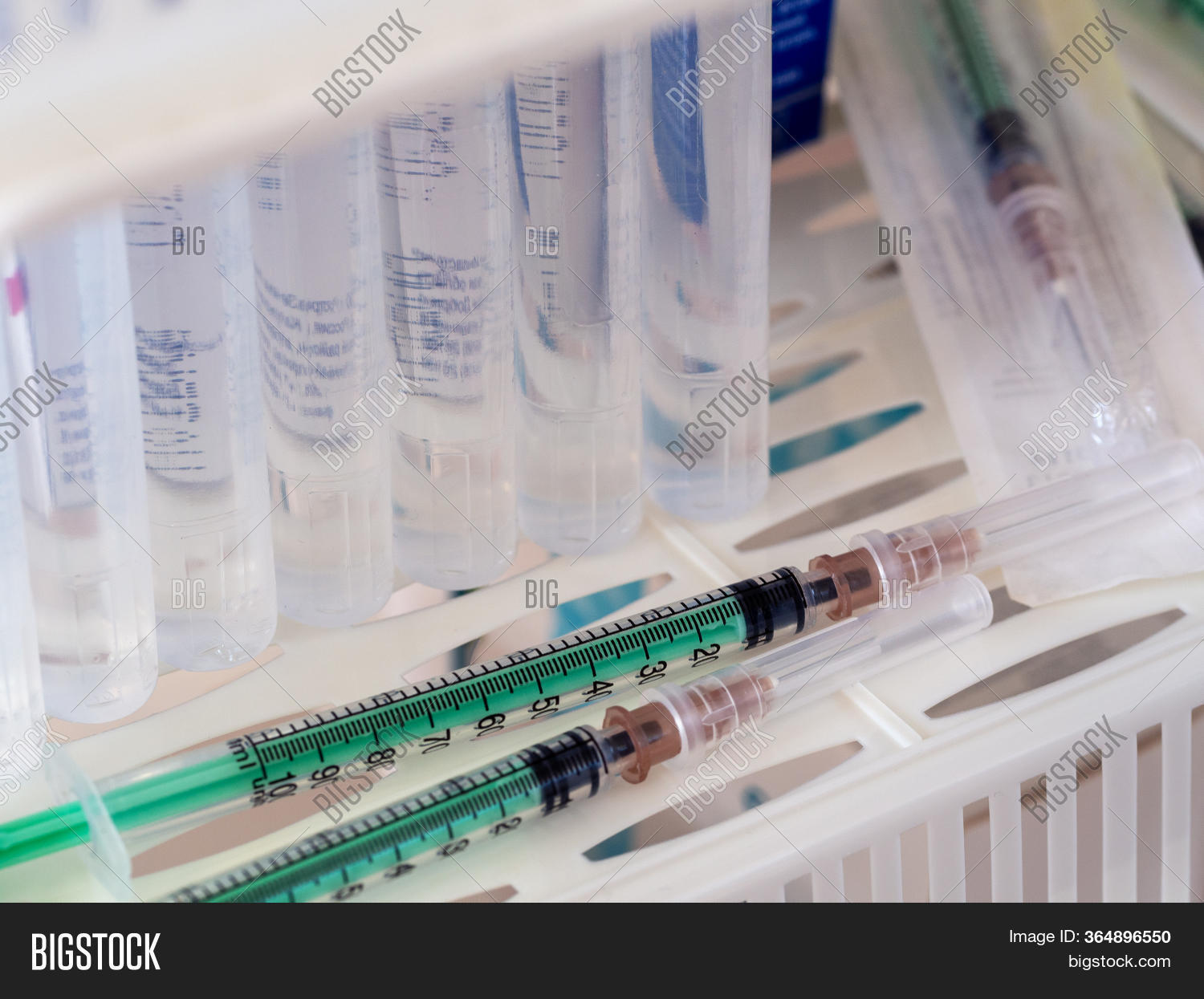Syringes Saline On Image & Photo (Free Trial) | Bigstock