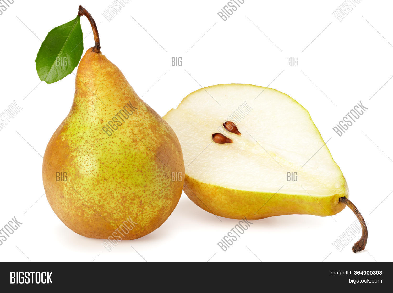 Ripe Green Pear Slices Image & Photo (Free Trial) | Bigstock