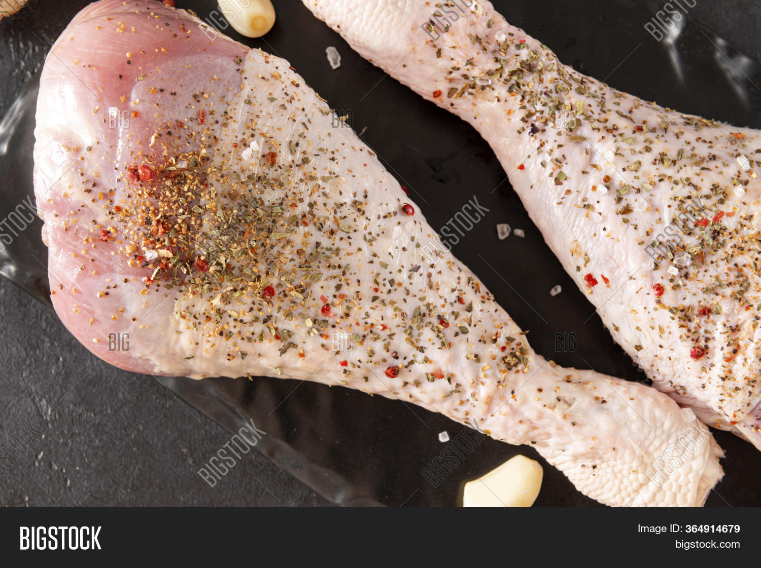 2 Raw Turkey Legs Image & Photo (Free Trial) | Bigstock