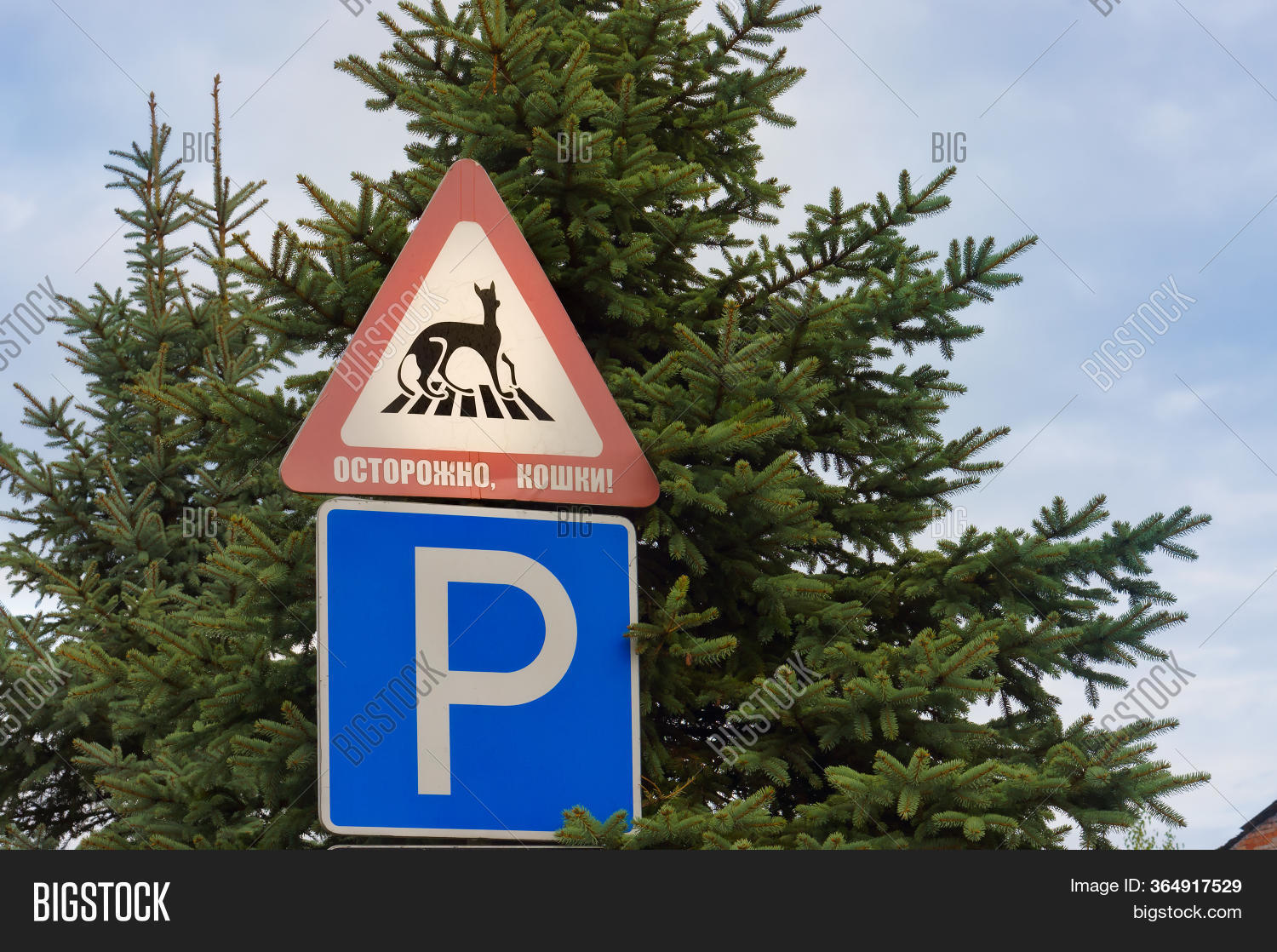 Warning Sign Animals Image & Photo (Free Trial) | Bigstock