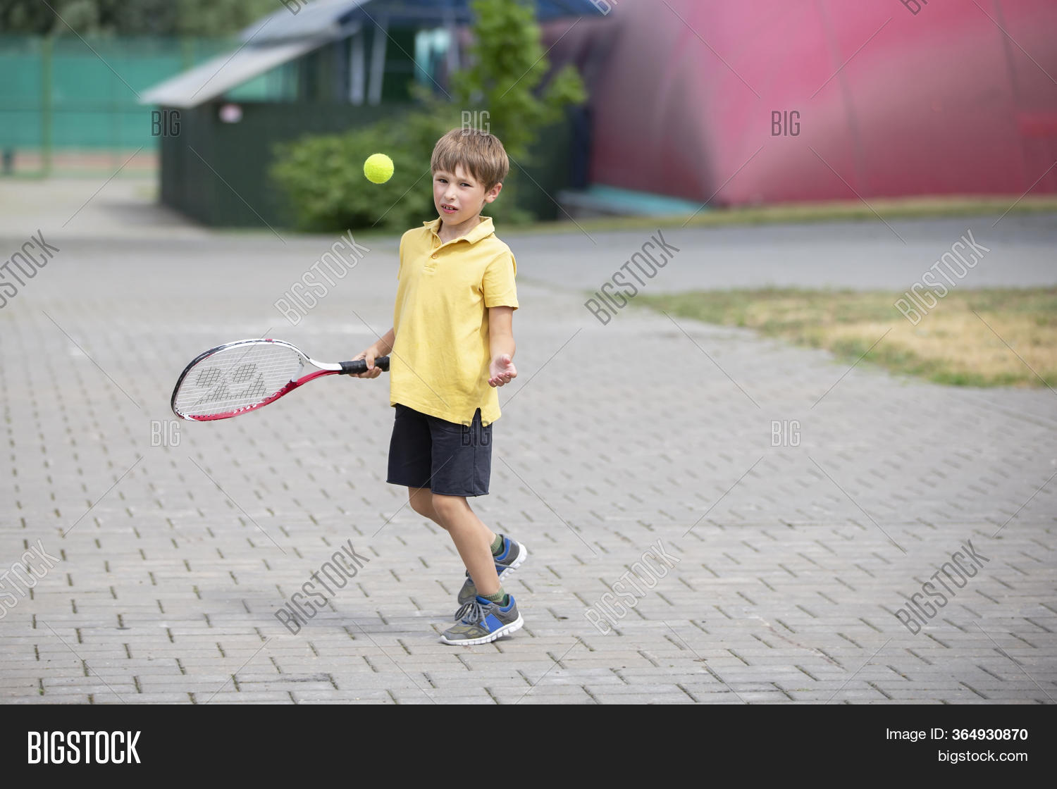 Child Tennis Racket Image & Photo (Free Trial) | Bigstock