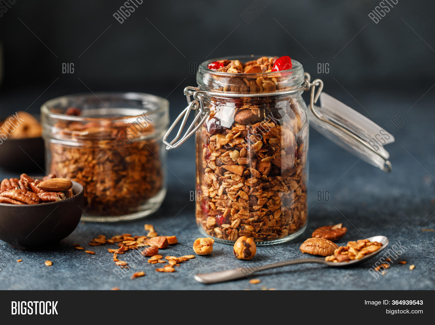 Home Granola Nuts Image & Photo (Free Trial) | Bigstock
