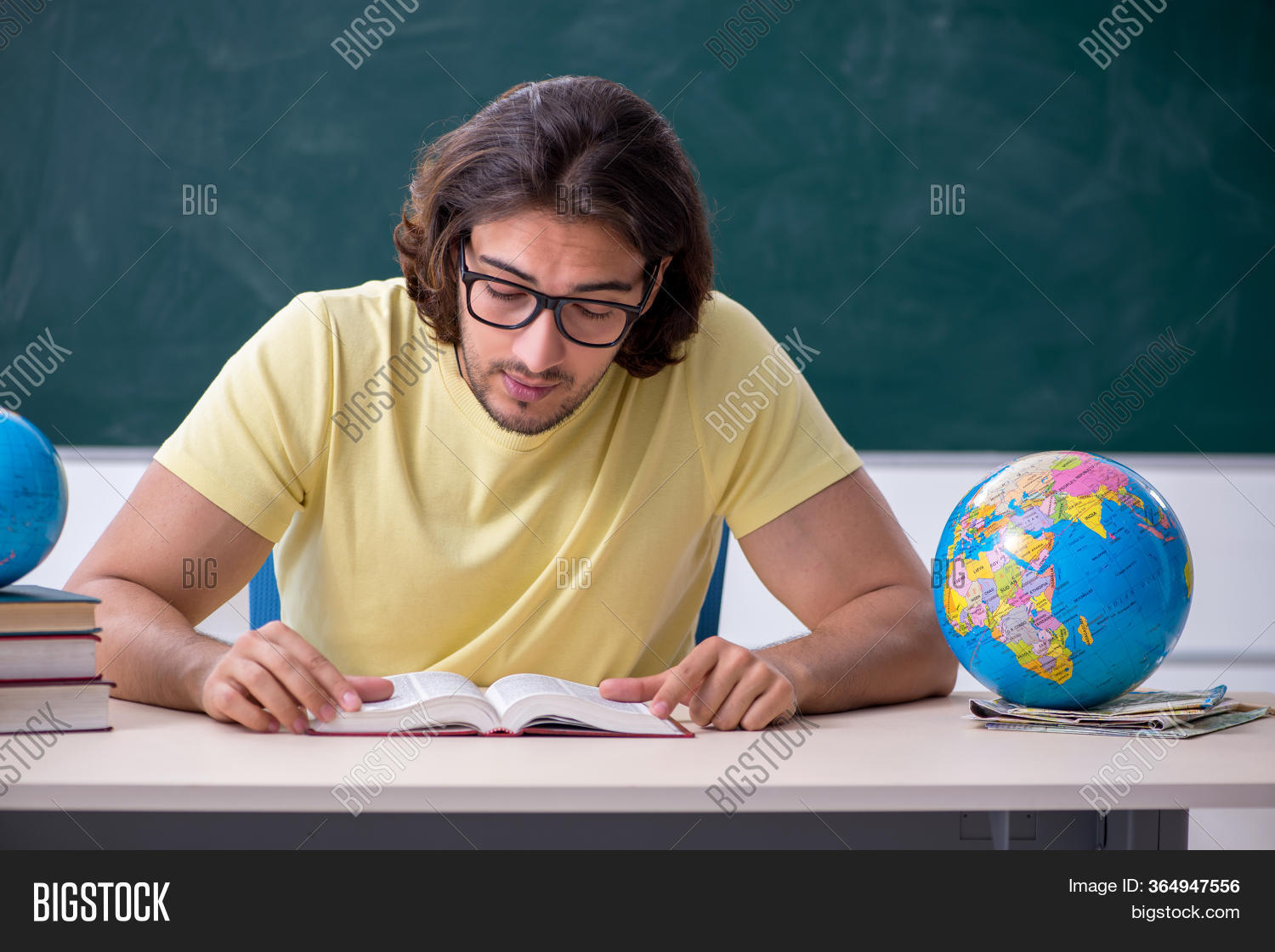 Young Male Geography Image & Photo (Free Trial) | Bigstock