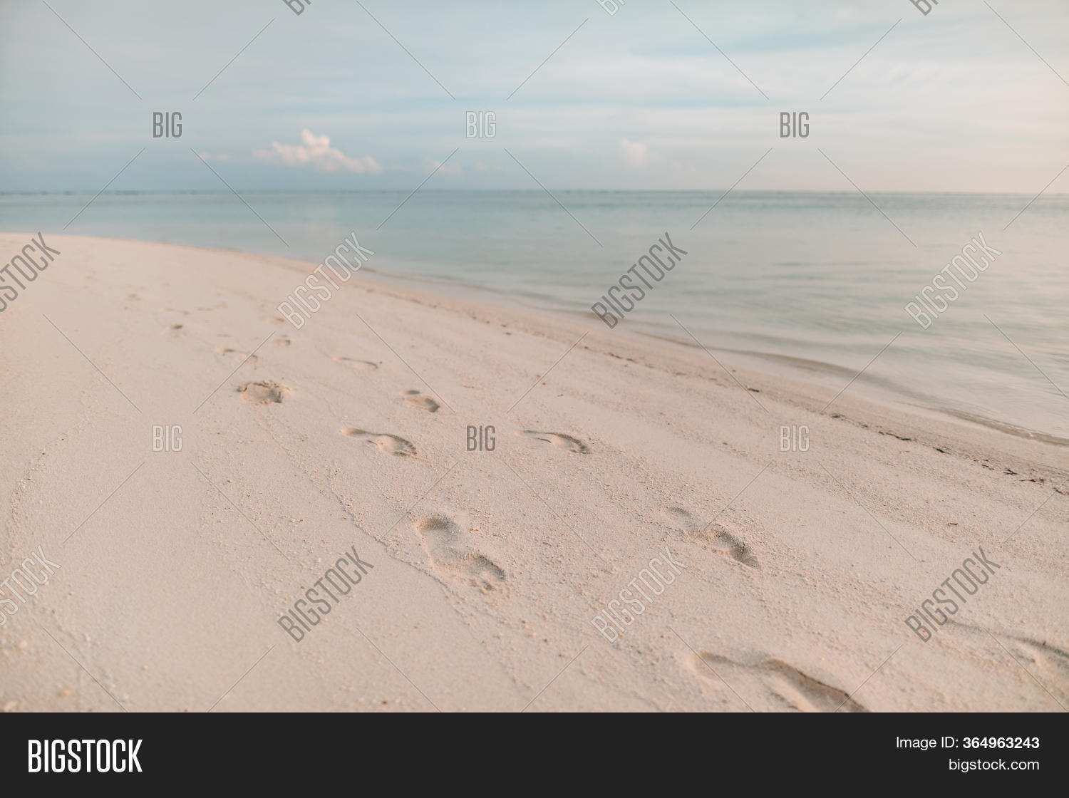 Footprints Sunset Image & Photo (Free Trial) | Bigstock