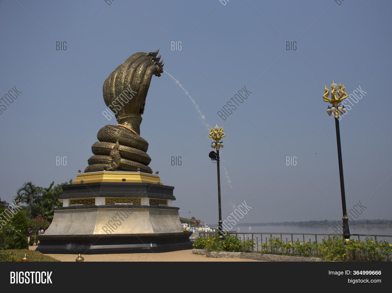 Naga 9 Head Big Statue Image & Photo (Free Trial) | Bigstock