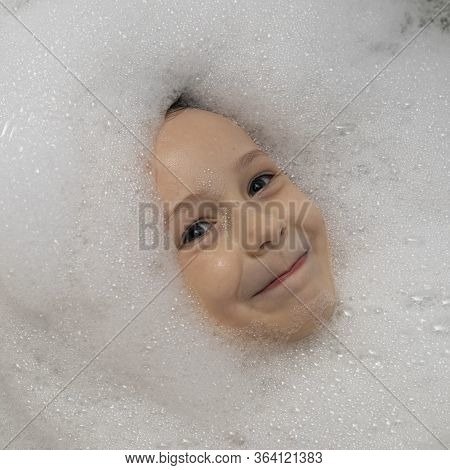 Child Taking Bath. Image & Photo (Free Trial) | Bigstock